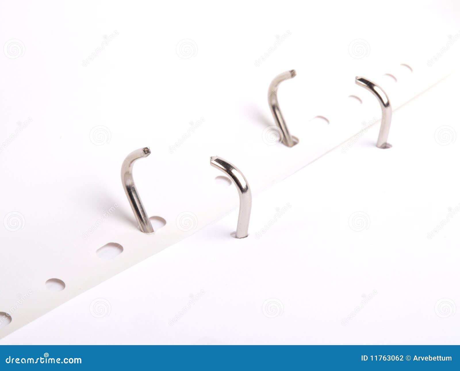 Folder-Metal Rings stock photo. Image of information - 11763062