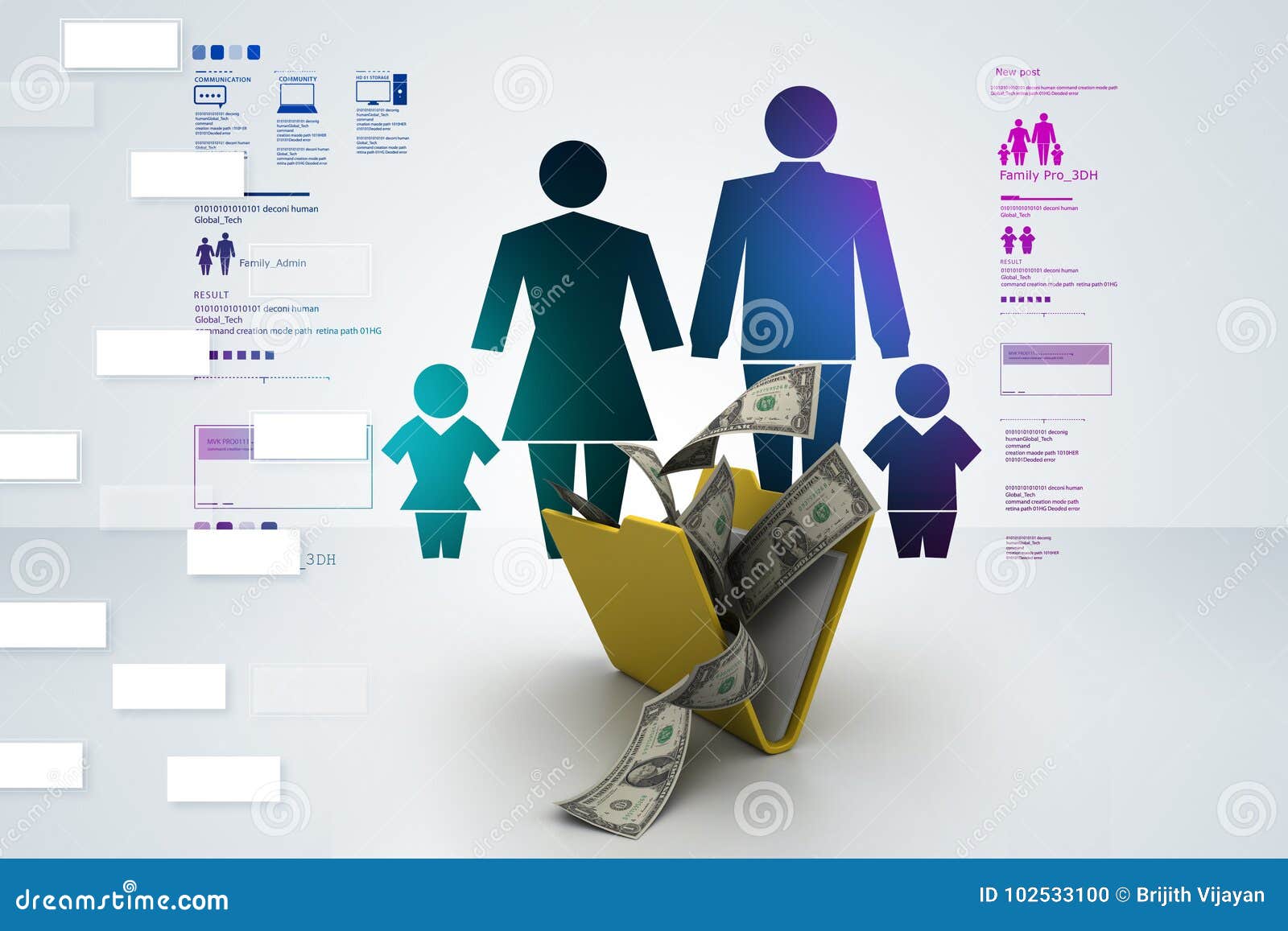 Family, Folder, Love Icon. Multimedia Minimalist Outline Icon Royalty ...