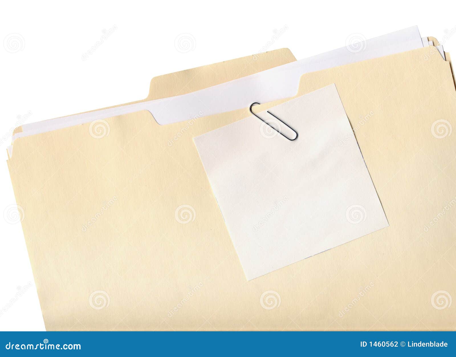 Folder and Note Isolated stock photo. Image of crime, desk - 1460562