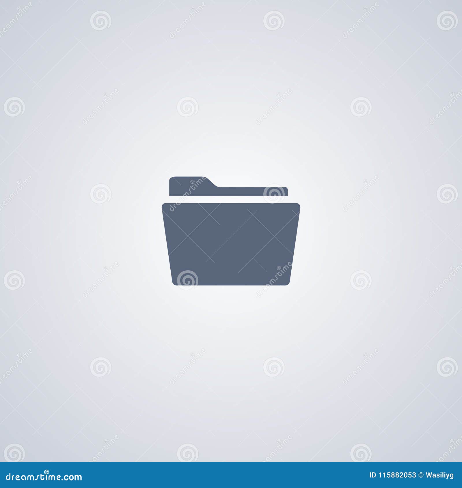 Folder, Organizer, Vector Best Flat Icon Stock Vector - Illustration of ...