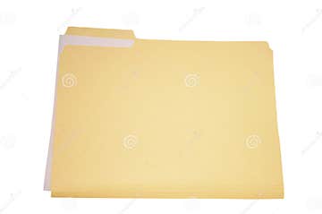 Folder and paper stock image. Image of concept, work, plain - 4022677