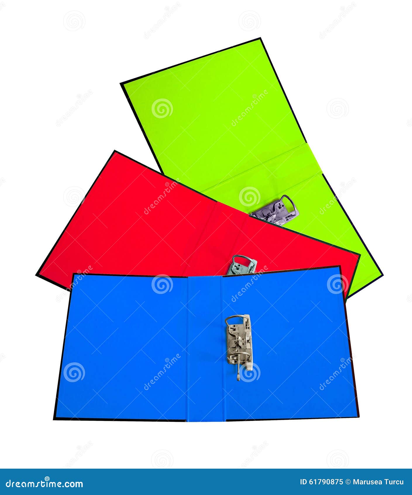 Folder for paper isolated stock image. Image of portfolio - 61790875