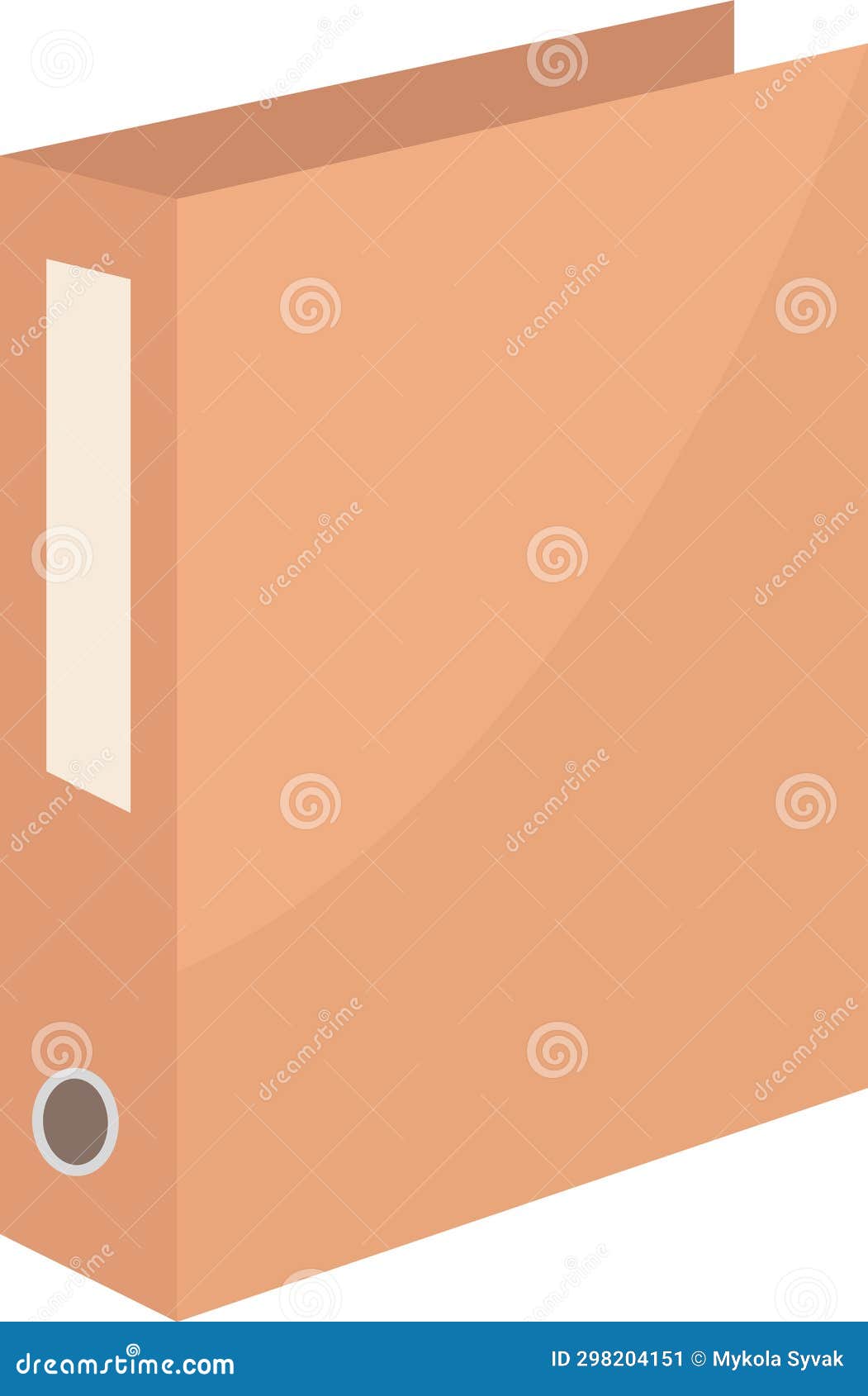 Folder for Papers stock vector. Illustration of blank - 298204151