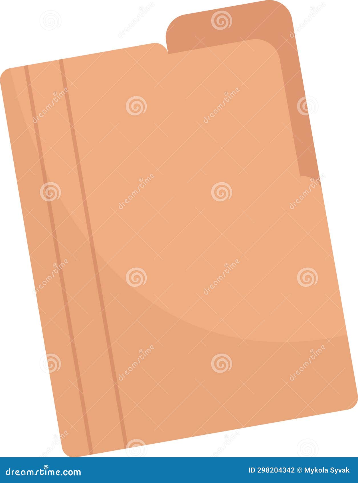 Folder for Papers stock vector. Illustration of data - 298204342