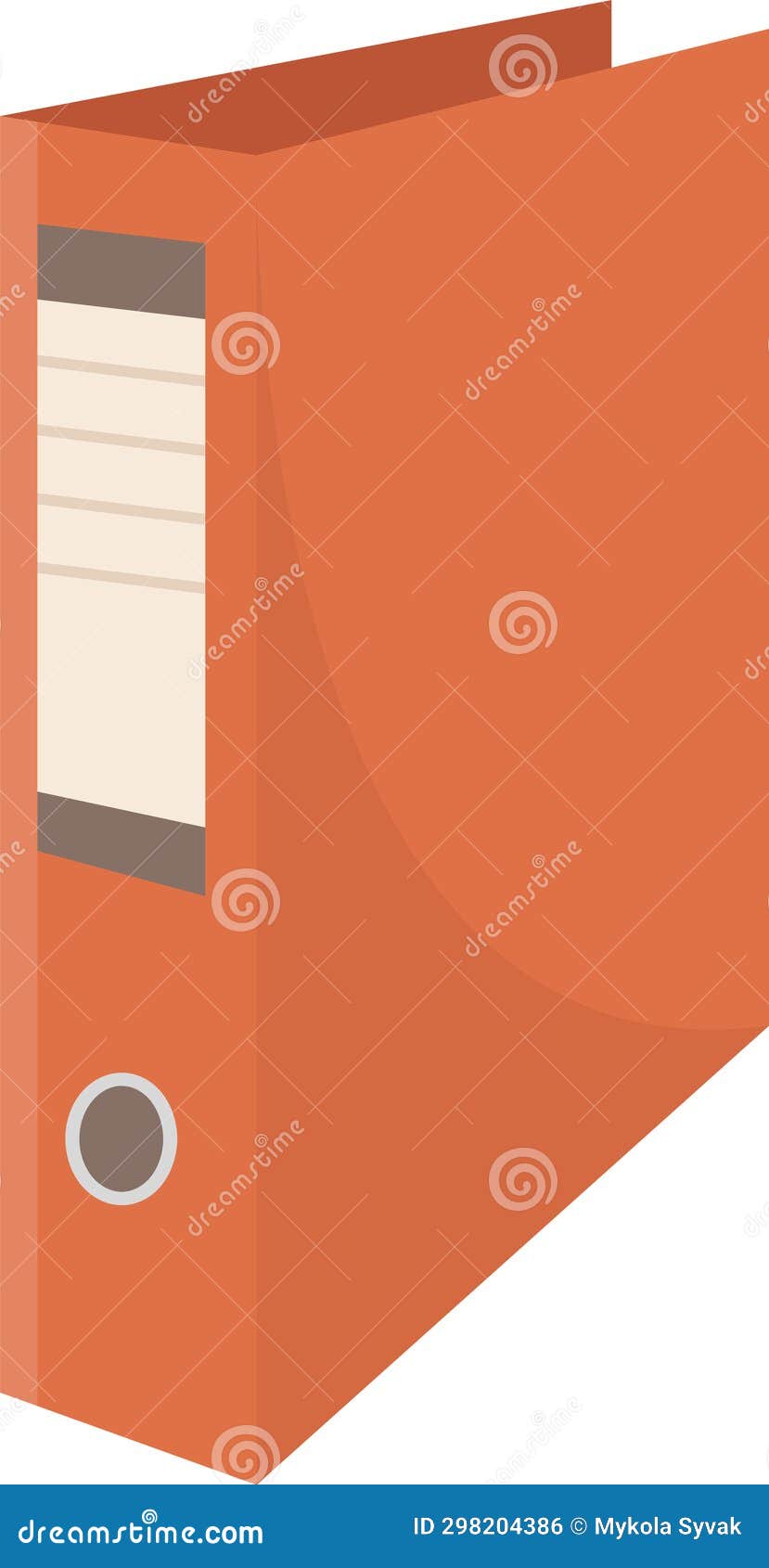 Folder for Papers stock vector. Illustration of folder - 298204386