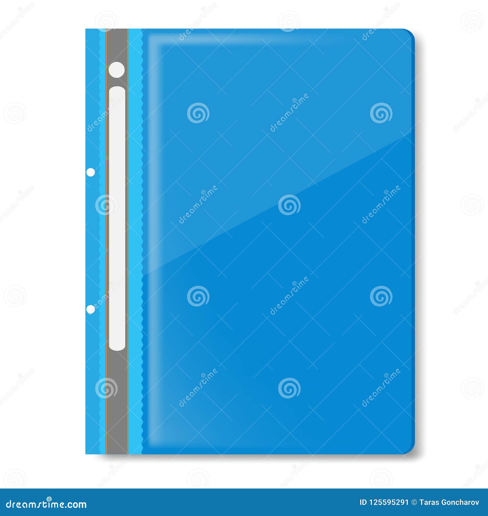 Folder for Papers. Vector Illustration Stock Vector - Illustration of ...