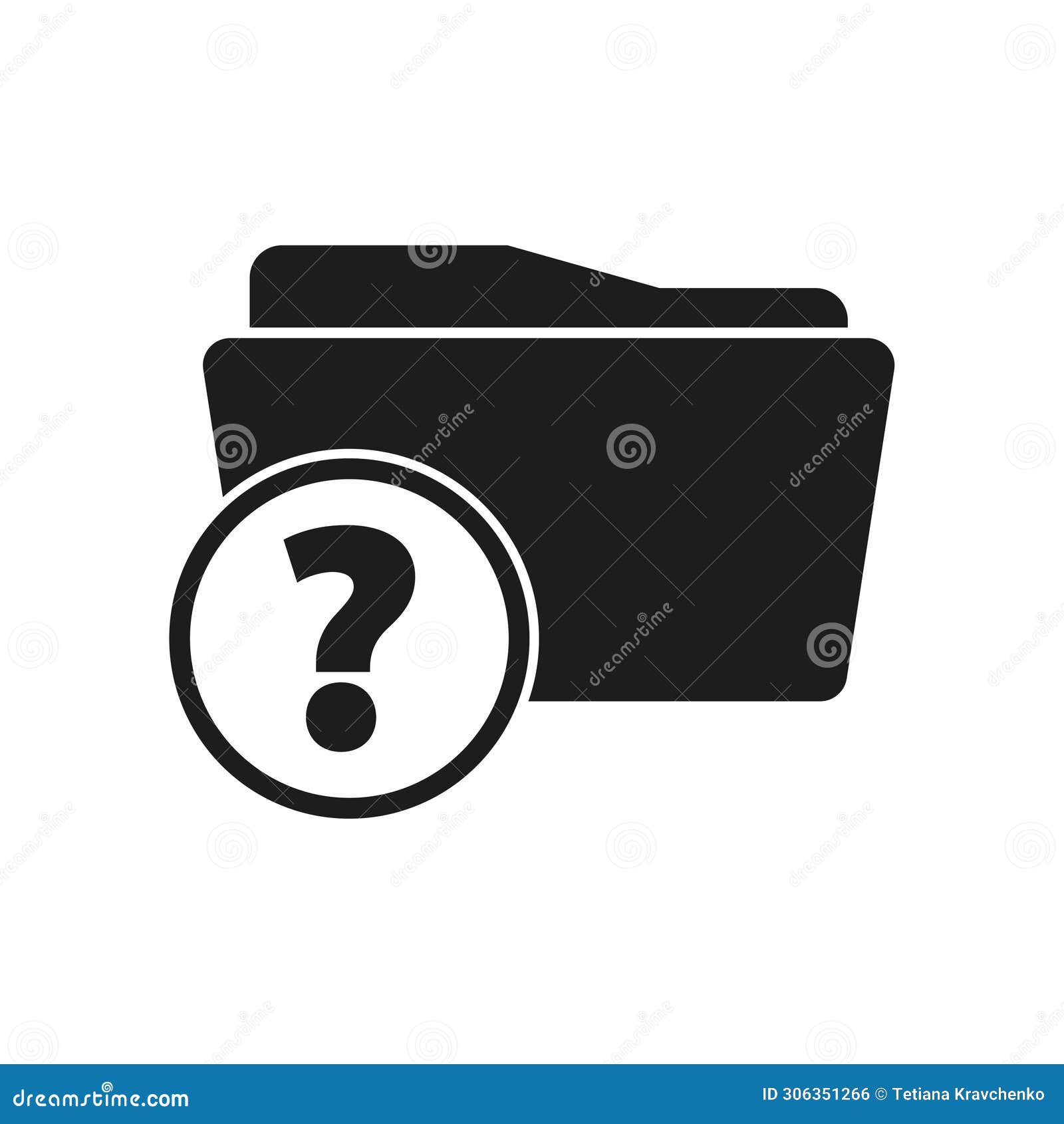 Folder And Question Mark Stock Photo | CartoonDealer.com #17946984