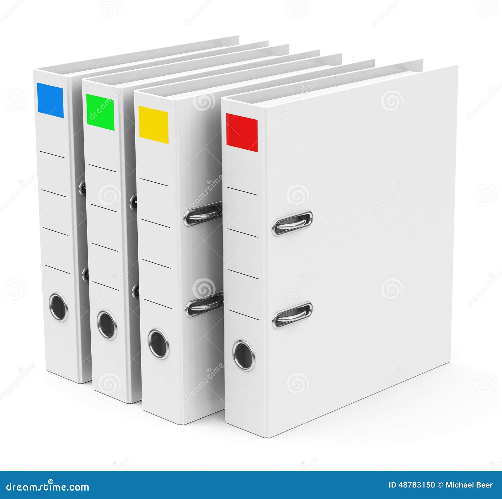 The folder row stock illustration. Illustration of organizing - 48783150