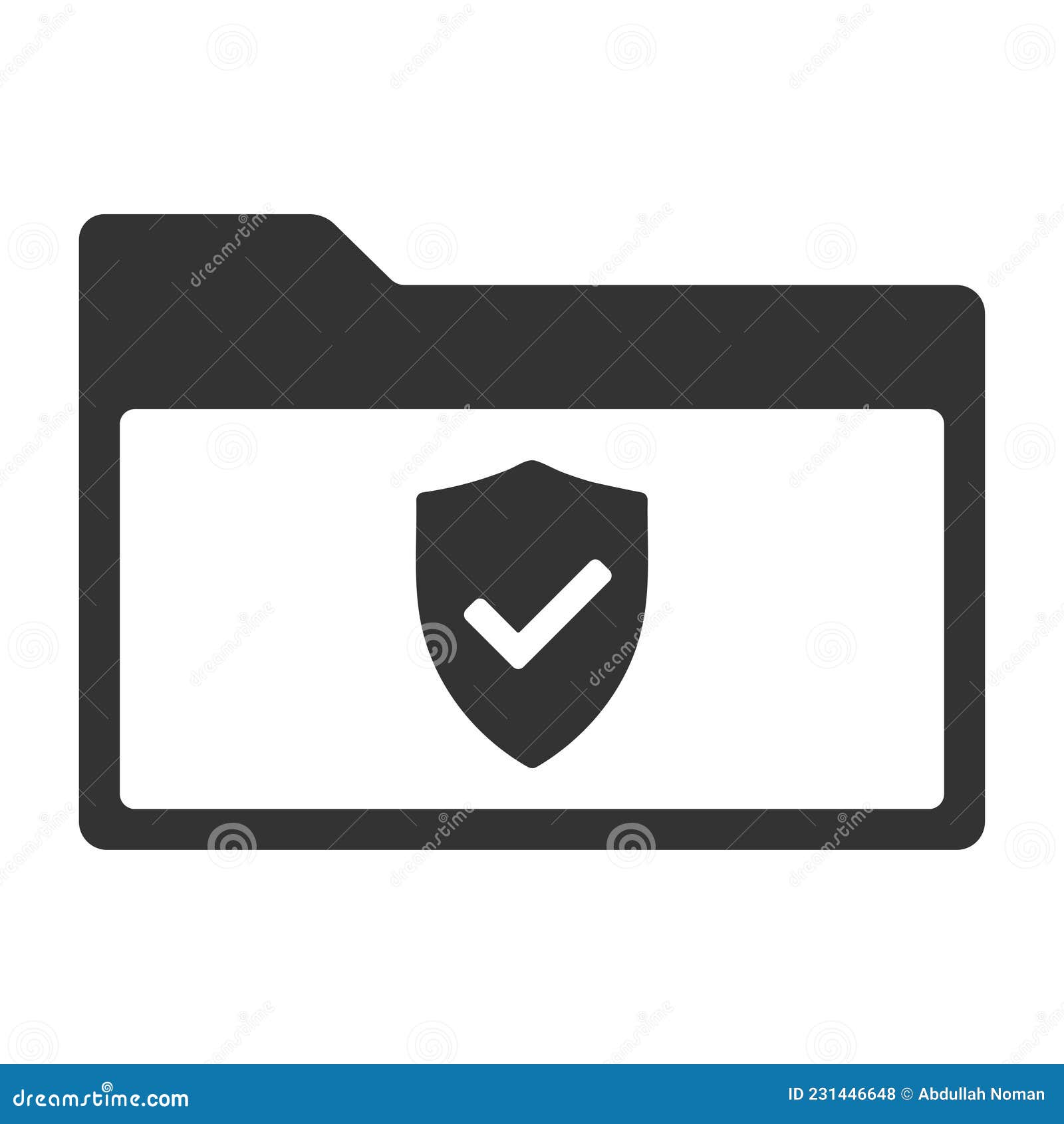 Folder safety icon design stock vector. Illustration of multimedia ...