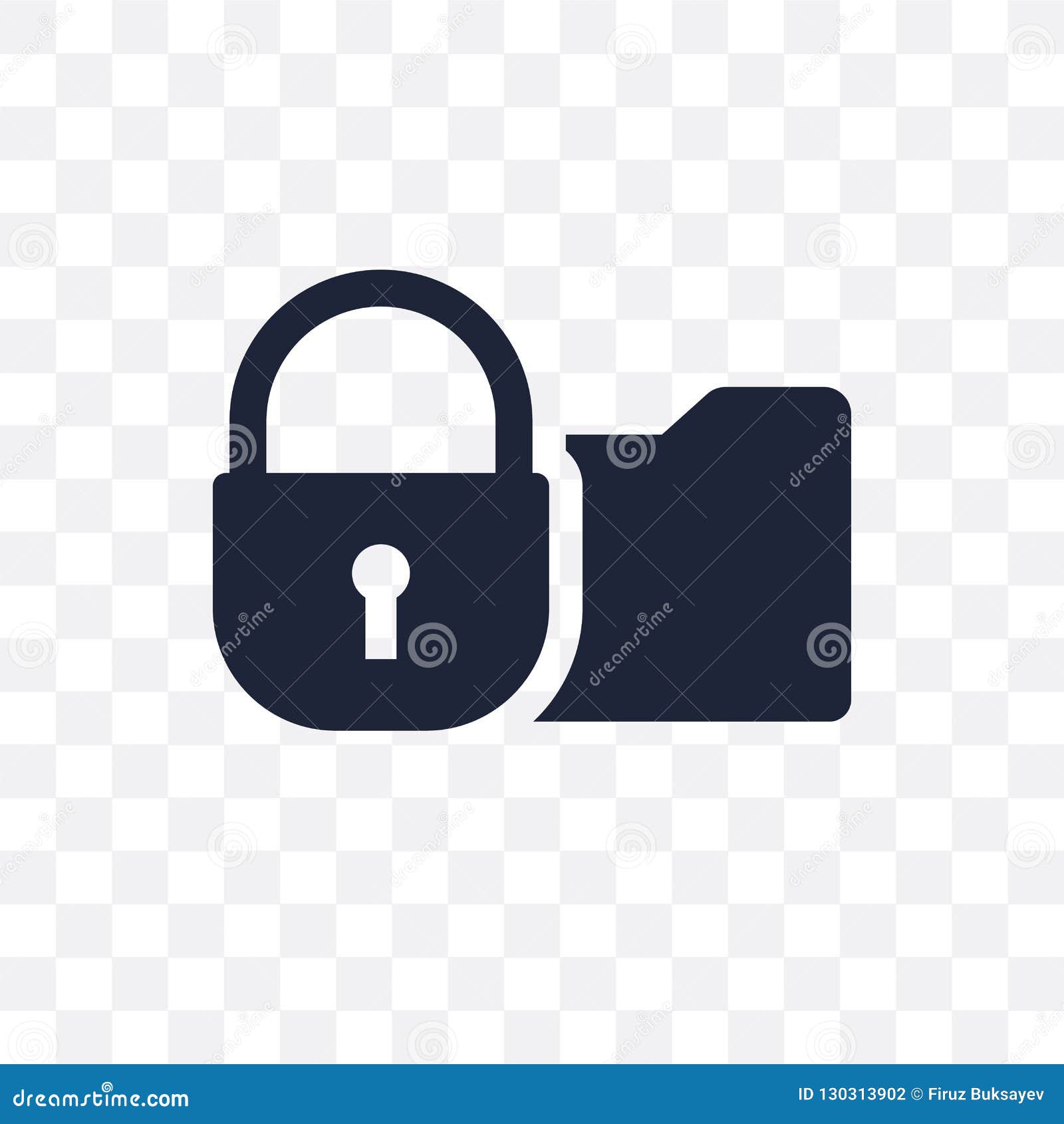 Folder Security Transparent Icon. Folder Security Symbol Design Stock ...