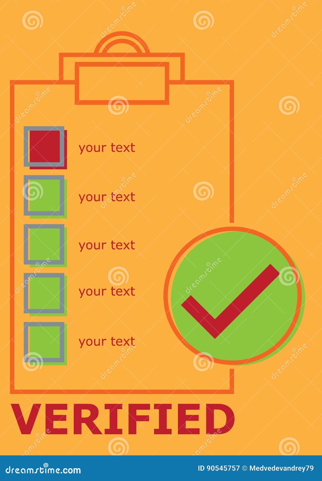 The Folder, Signature, Approved and Certified. Stock Vector ...