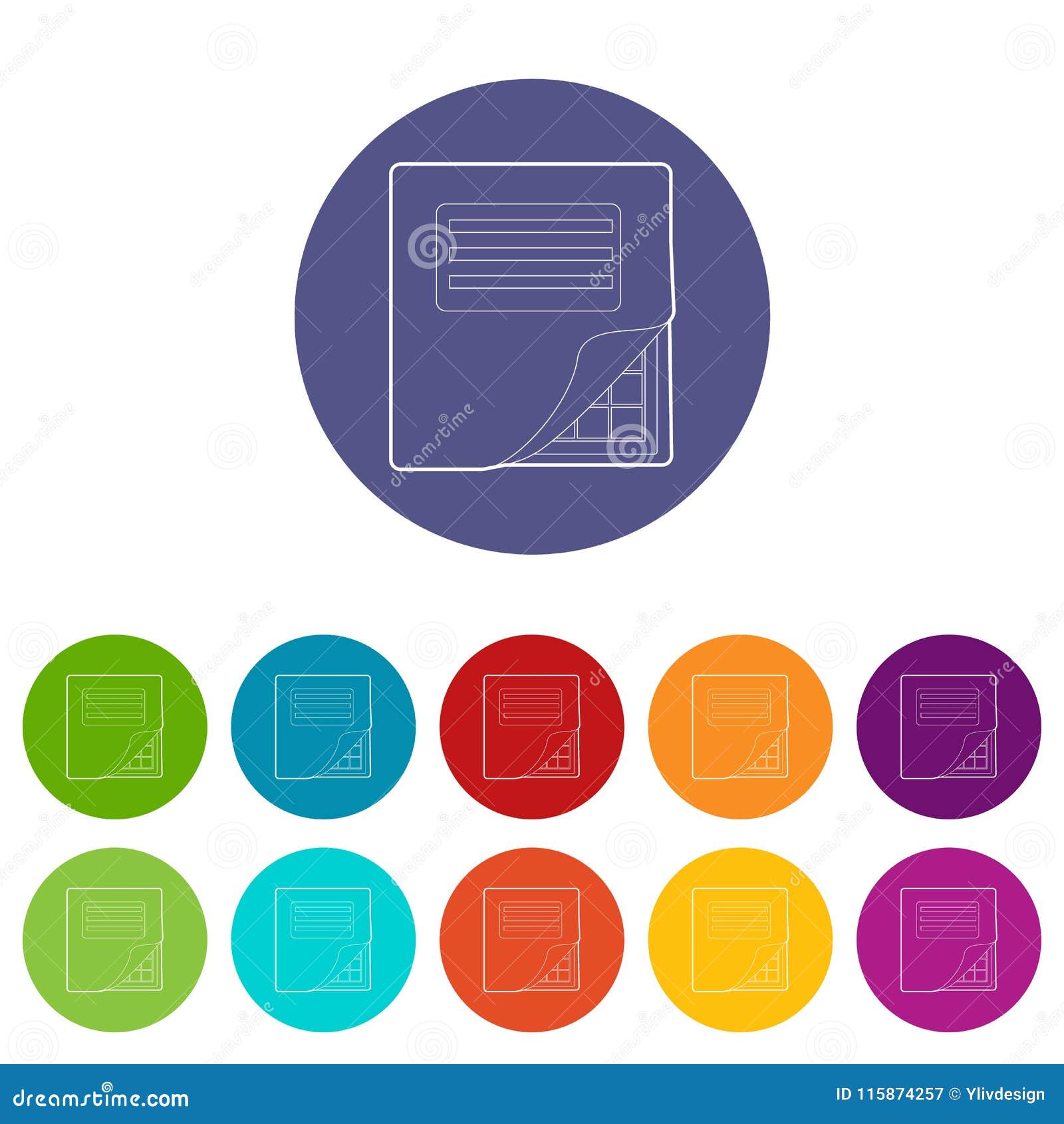 Folder with Table Excel Icon, Outline Style Stock Vector - Illustration ...