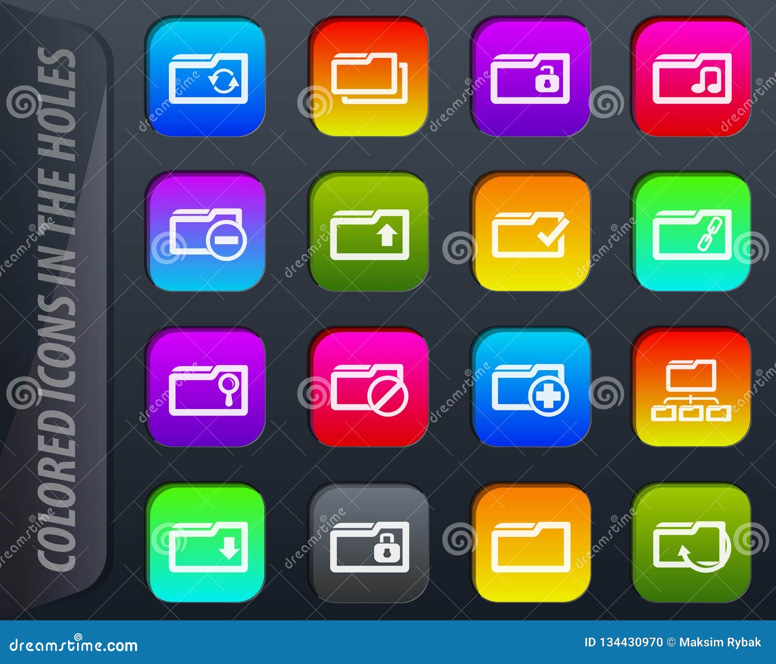 FREEWARE TWO COLOR FOLDER ICON SETS - prettyfess