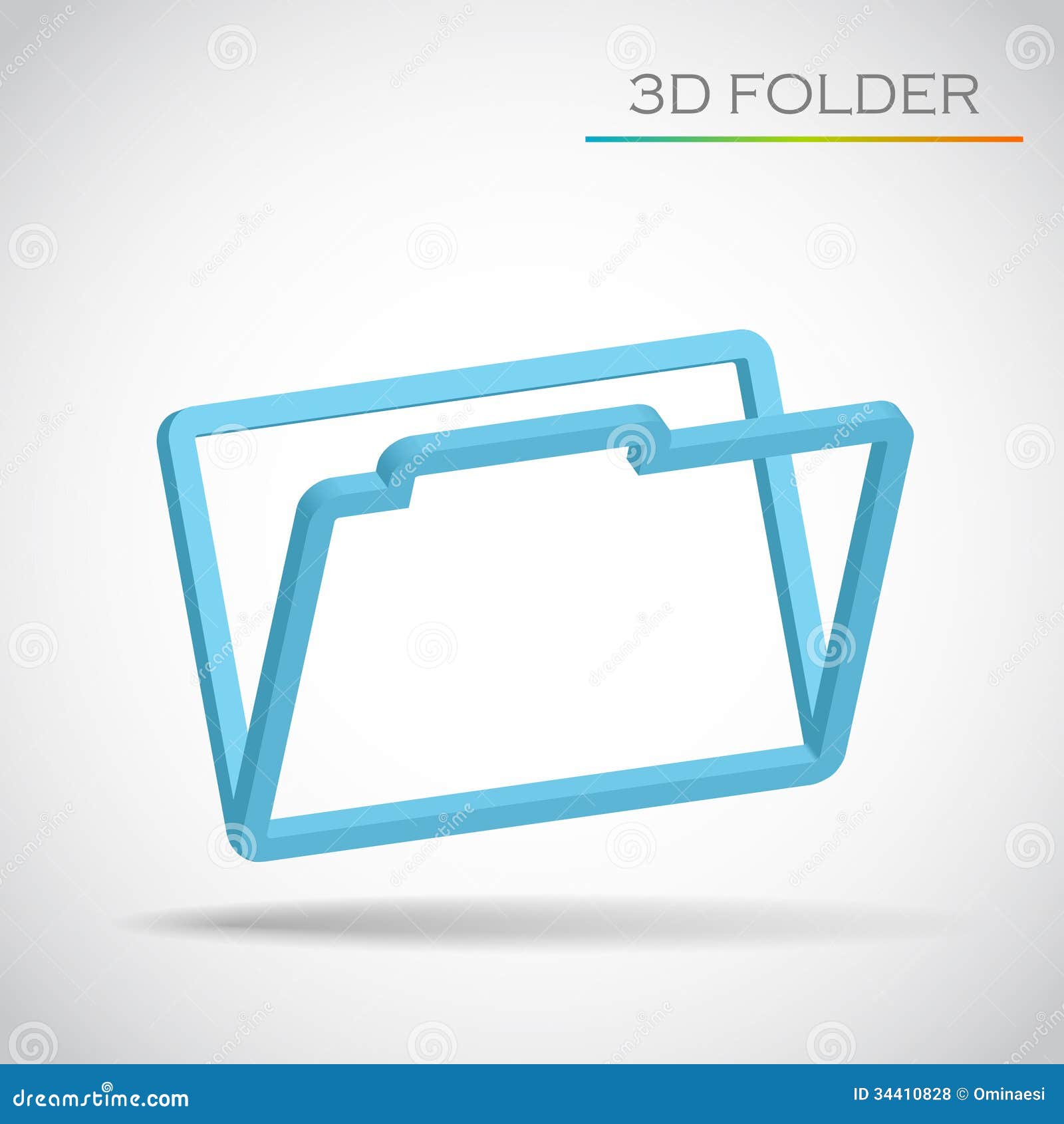 Folder vector stock vector. Illustration of holding, computer - 34410828