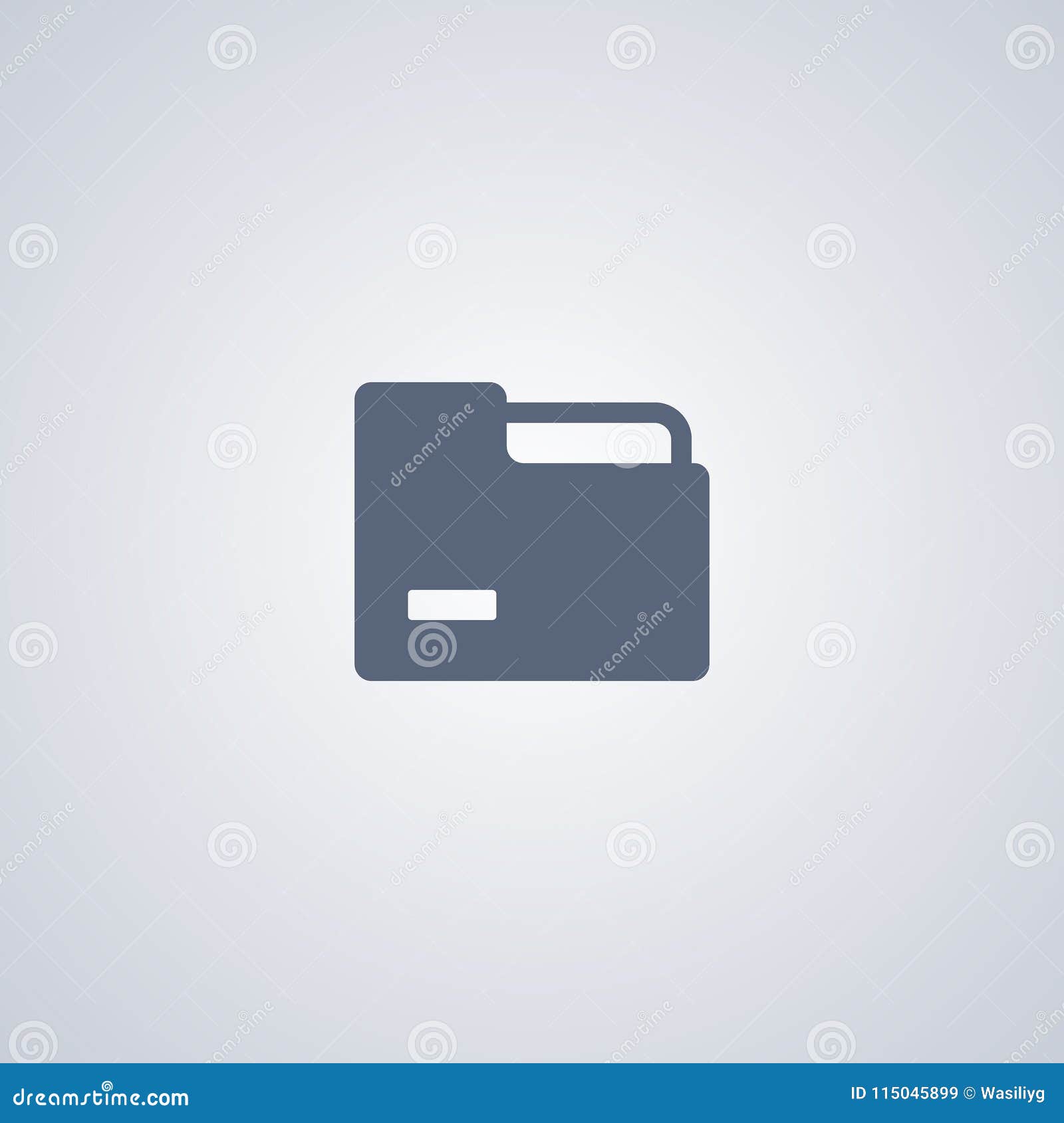 Folder Vector Icon, Organize Vector Icon Stock Vector - Illustration of ...