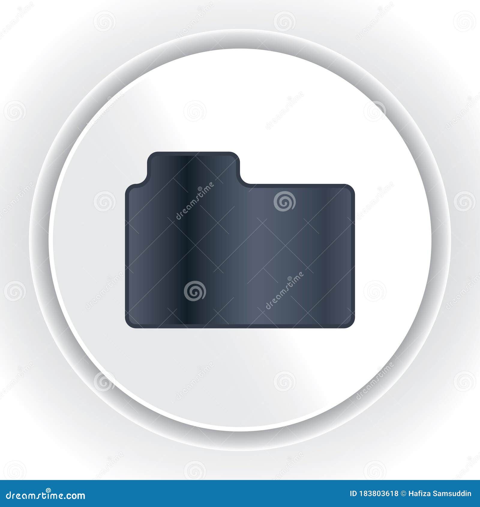 Folder. Vector Illustration Decorative Background Design Stock ...