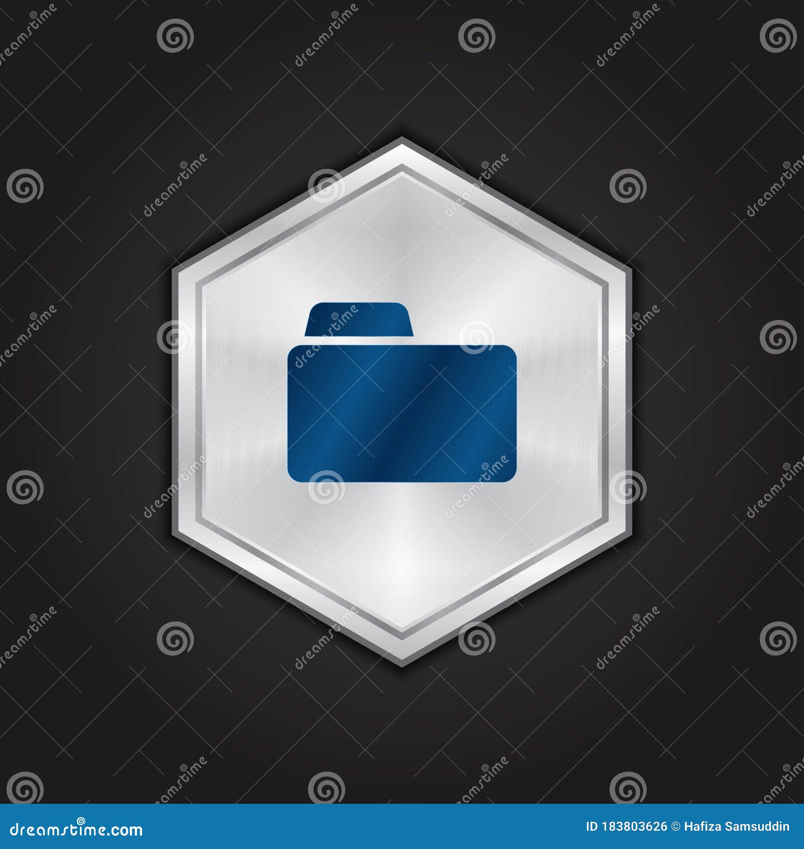 Folder. Vector Illustration Decorative Background Design Stock ...