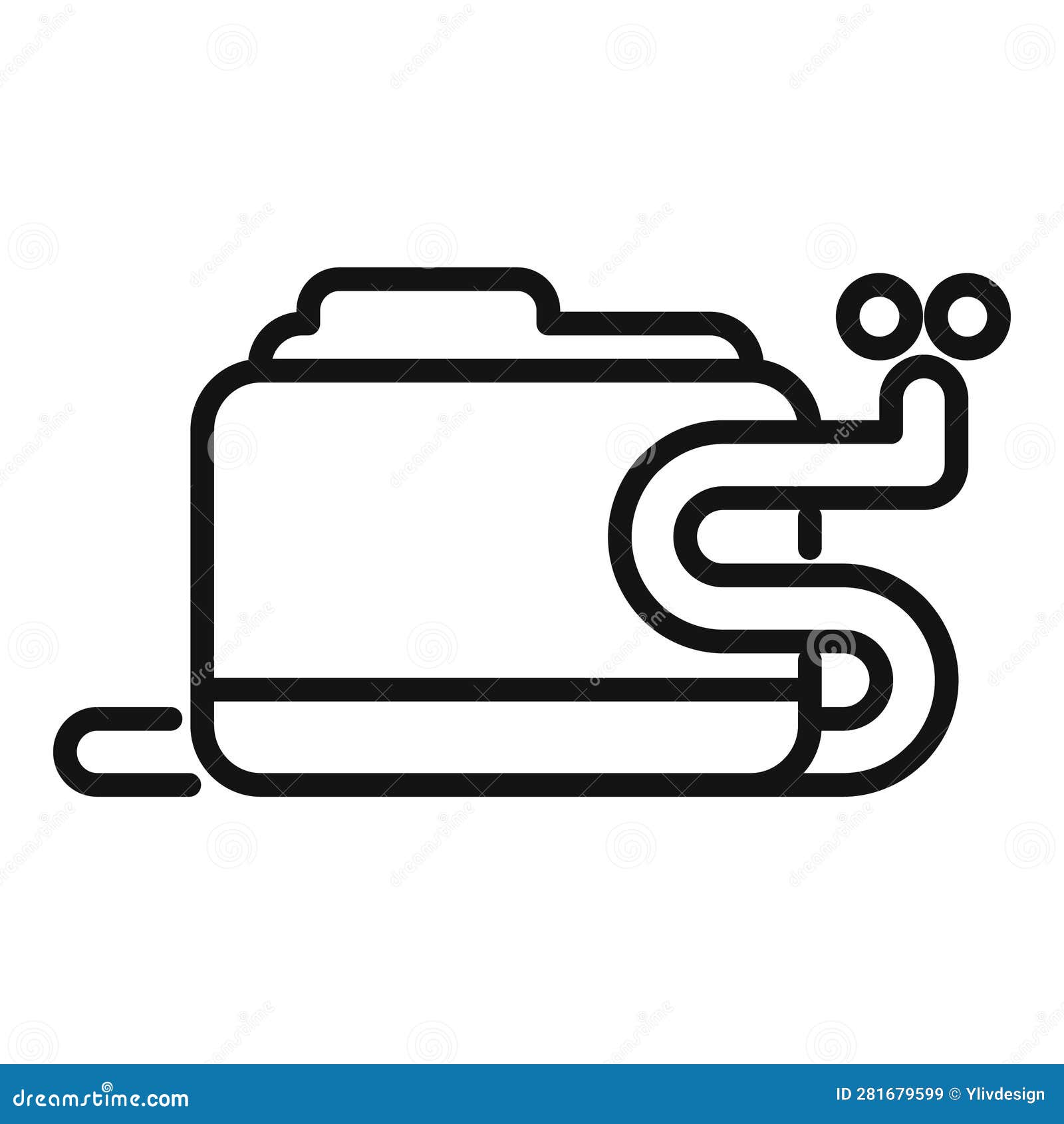 Folder Worm Icon Outline Vector. Error Threat Stock Vector - Illustration of isolated, online ...