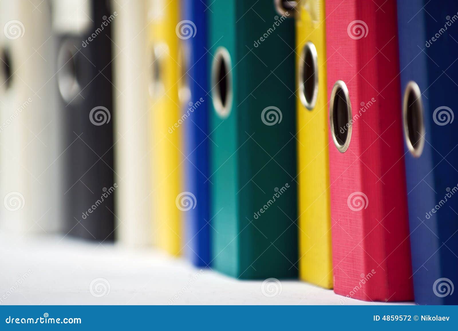Folders stock photo. Image of media, colour, organize - 4859572