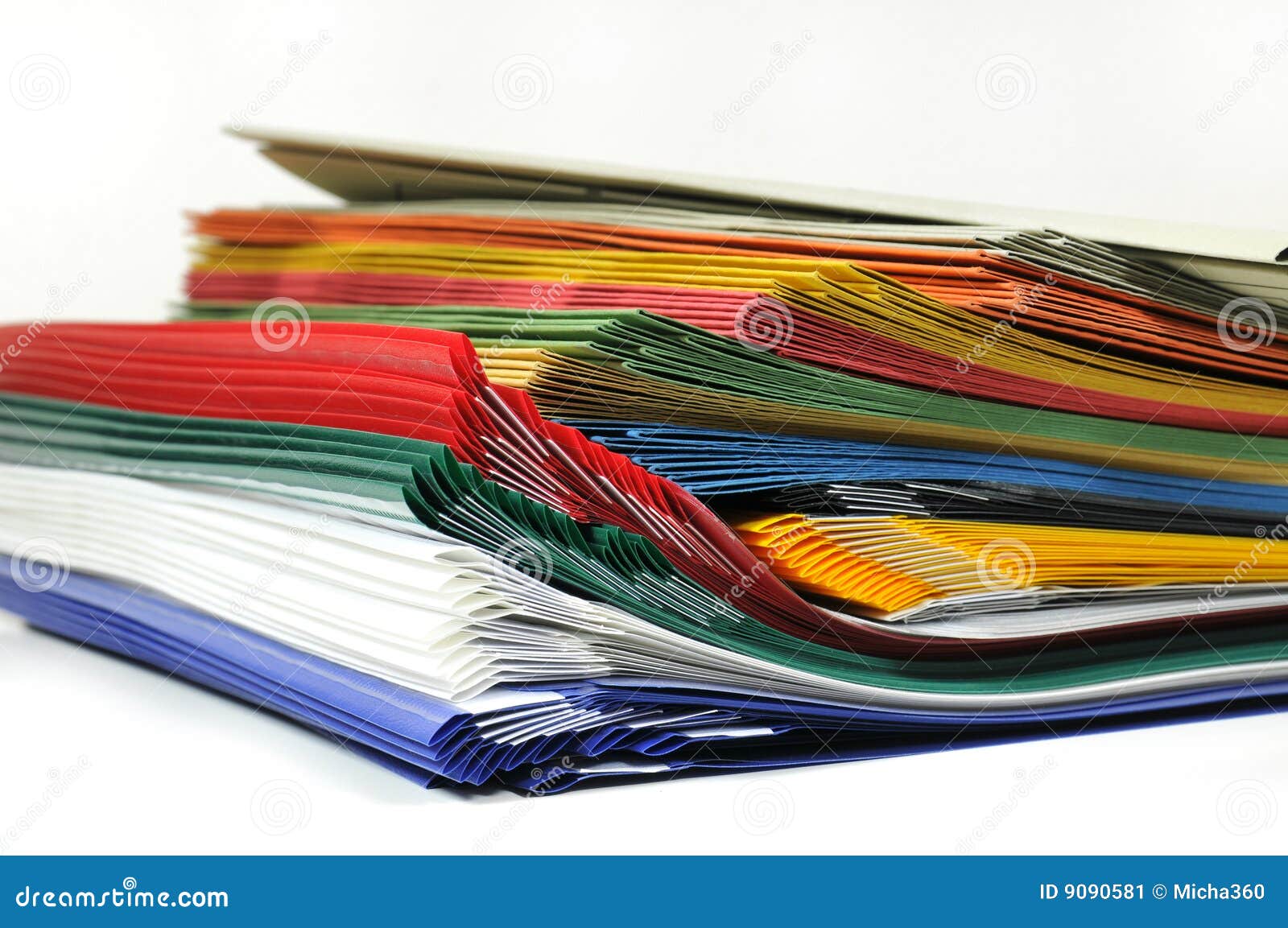 Folders stock image. Image of folder, filing, letters - 9090581