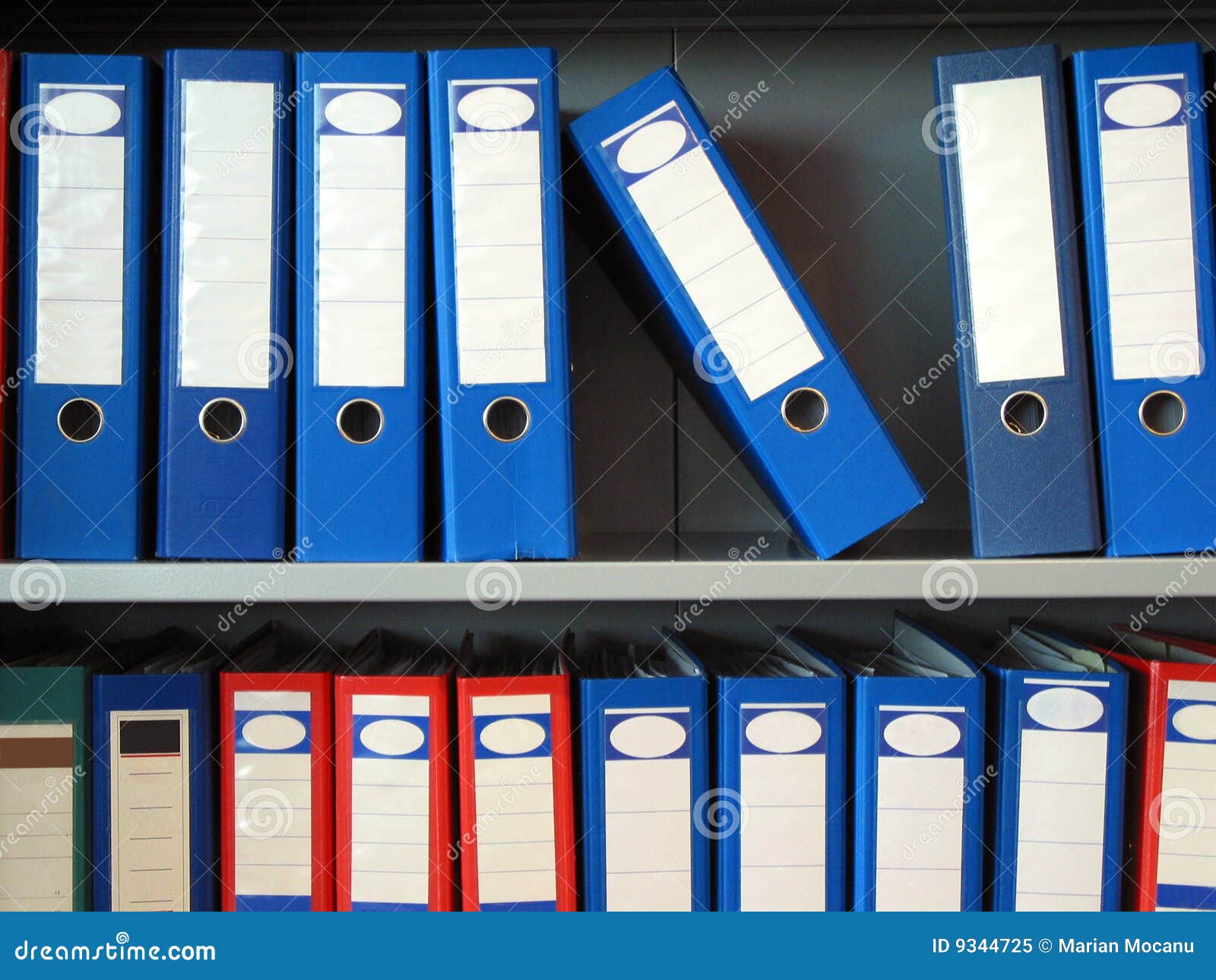 Folders stock image. Image of organize, store, information - 9344725