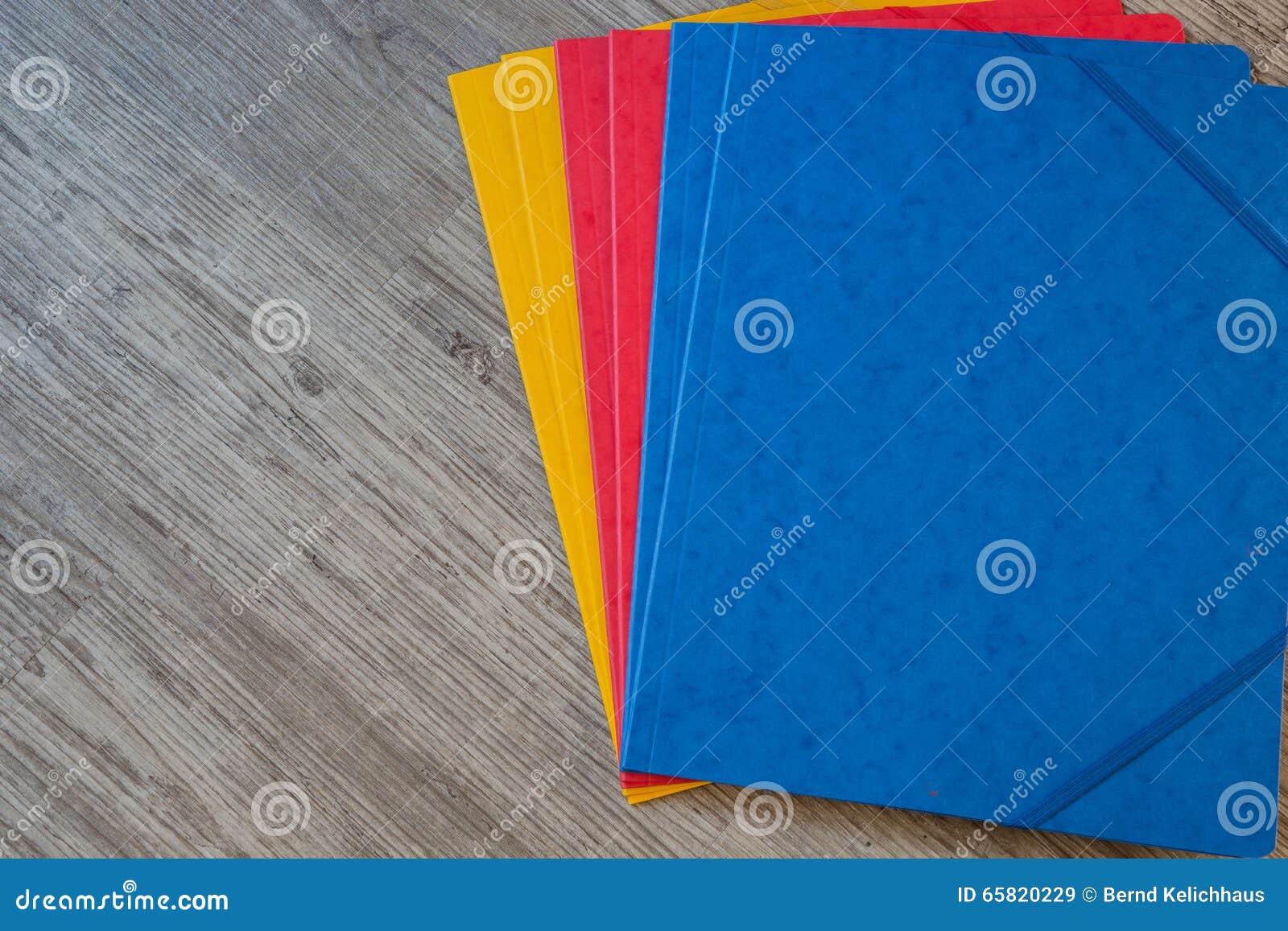 Folders in Different Colors.Office Background Stock Image - Image of ...