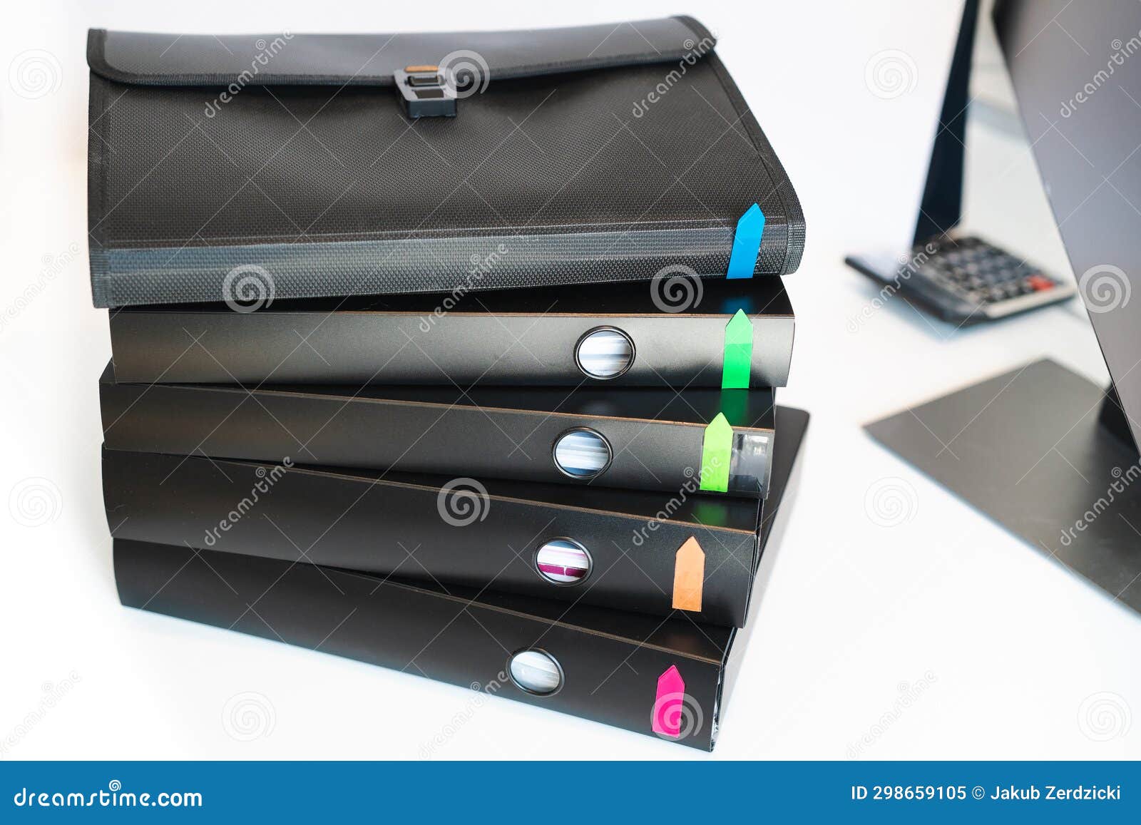 Folders with documents. stock image. Image of iron, furniture - 298659105