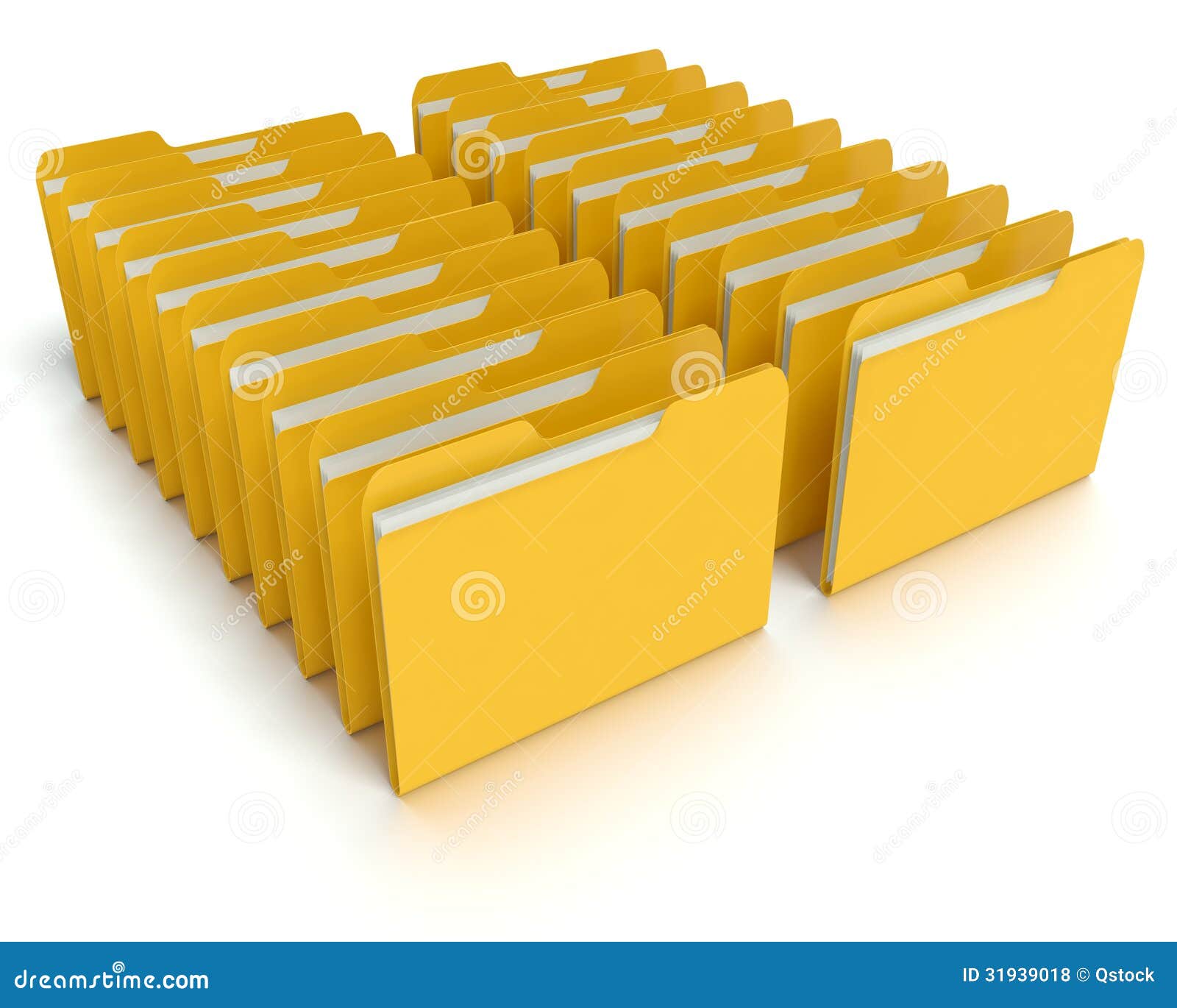 Folders/files concept. stock illustration. Illustration of business ...