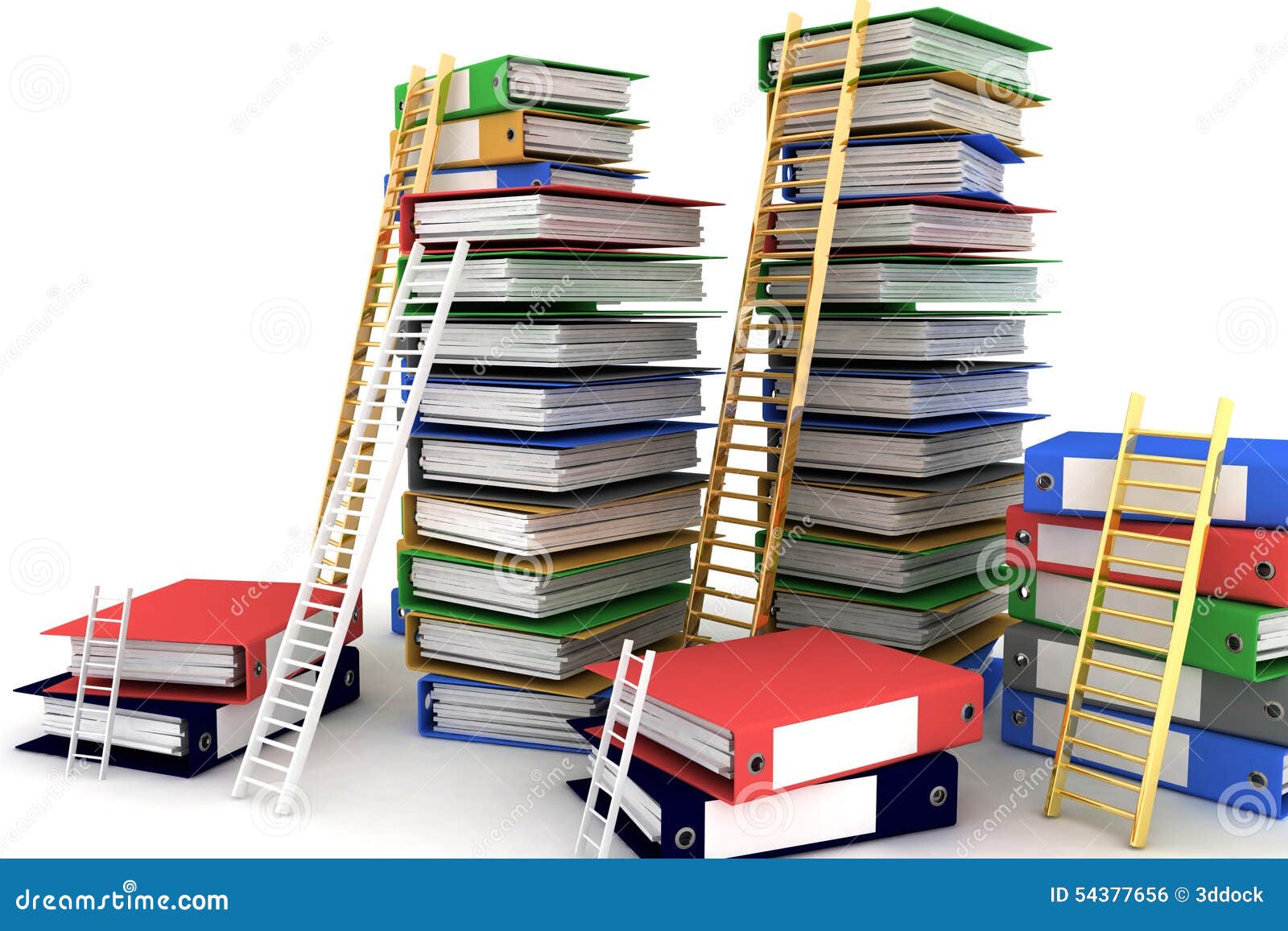 Folders And Ladders Royalty-Free Stock Image | CartoonDealer.com #54377656