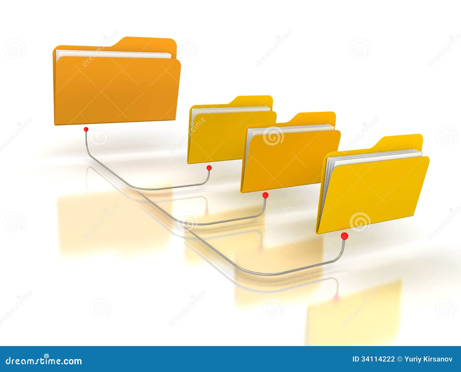 Folders Network Structure Royalty-Free Stock Photography ...