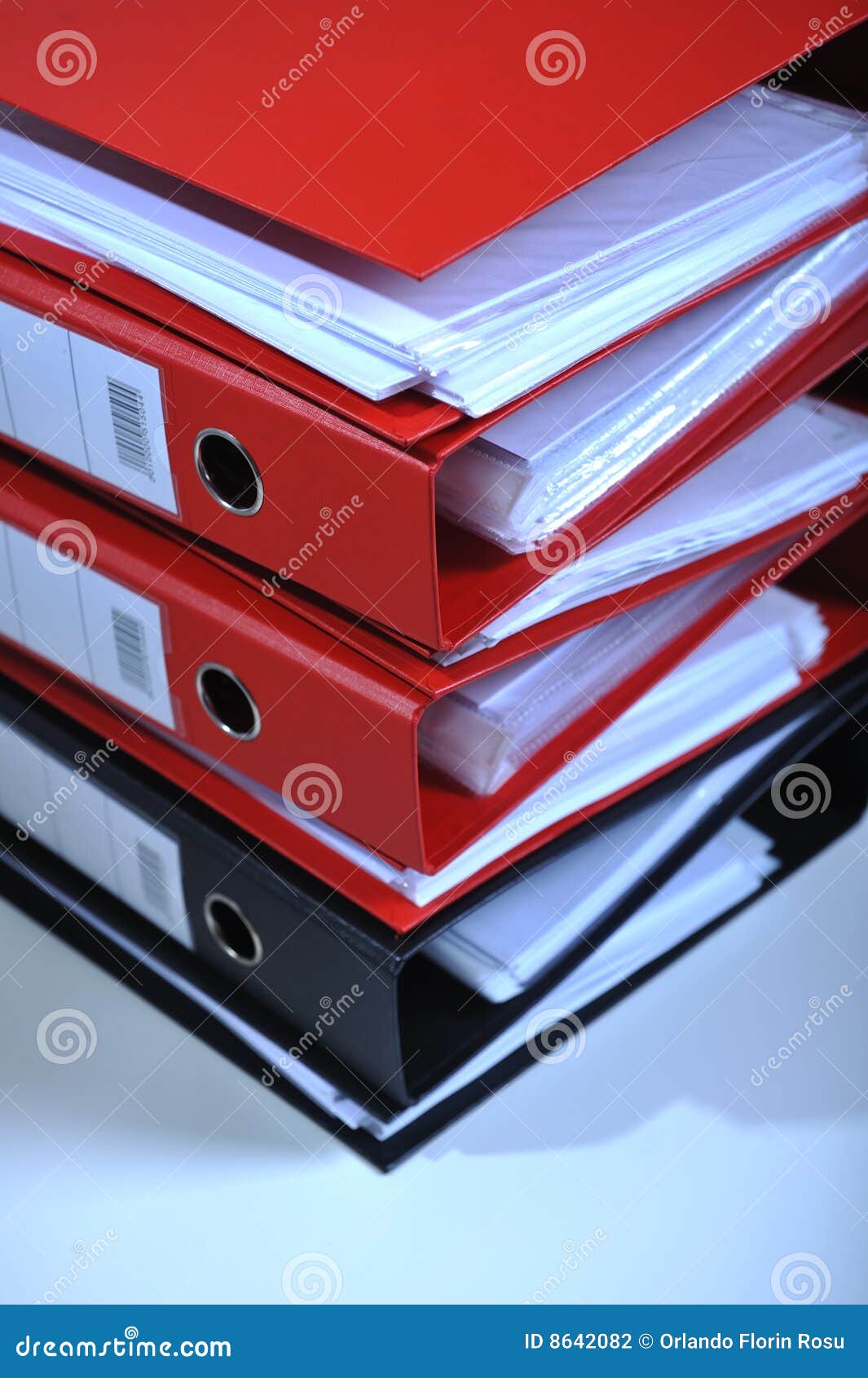 Folders stack stock photo. Image of paper, concept, office - 8642082