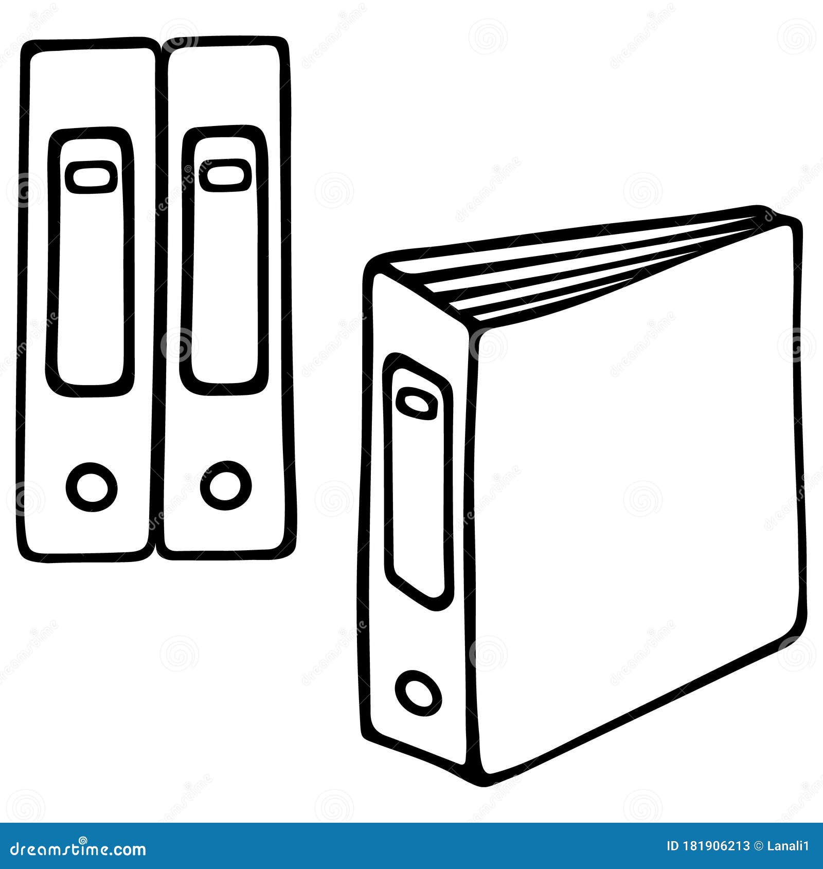 Folders for Storing Documents. Recorders for Work Files. Office Office for Archiving Papers ...