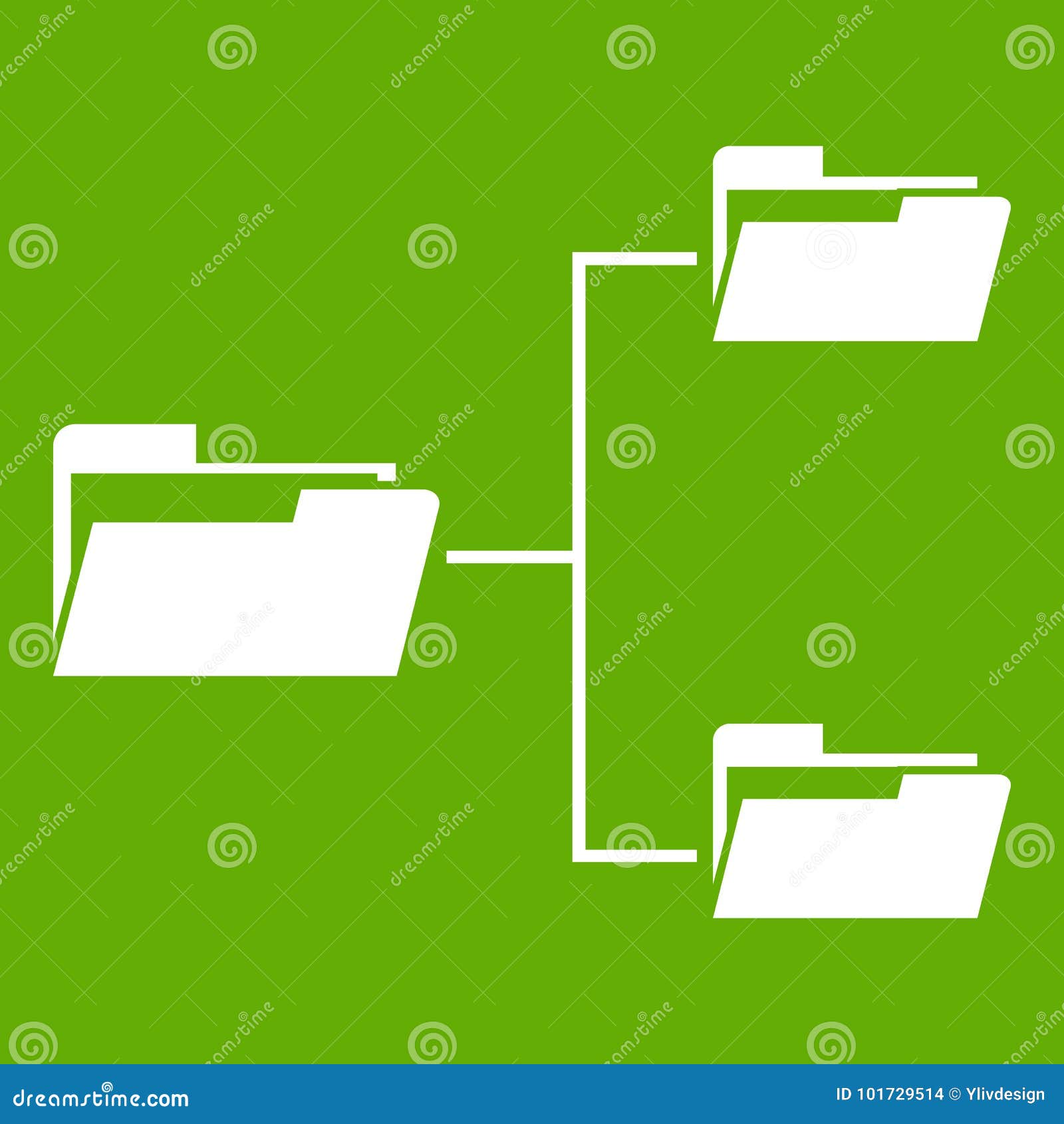 Folders Structure Icon Green Stock Vector - Illustration of flat ... Folders Structure Icon Green Stock Vector - Illustration of flat ...