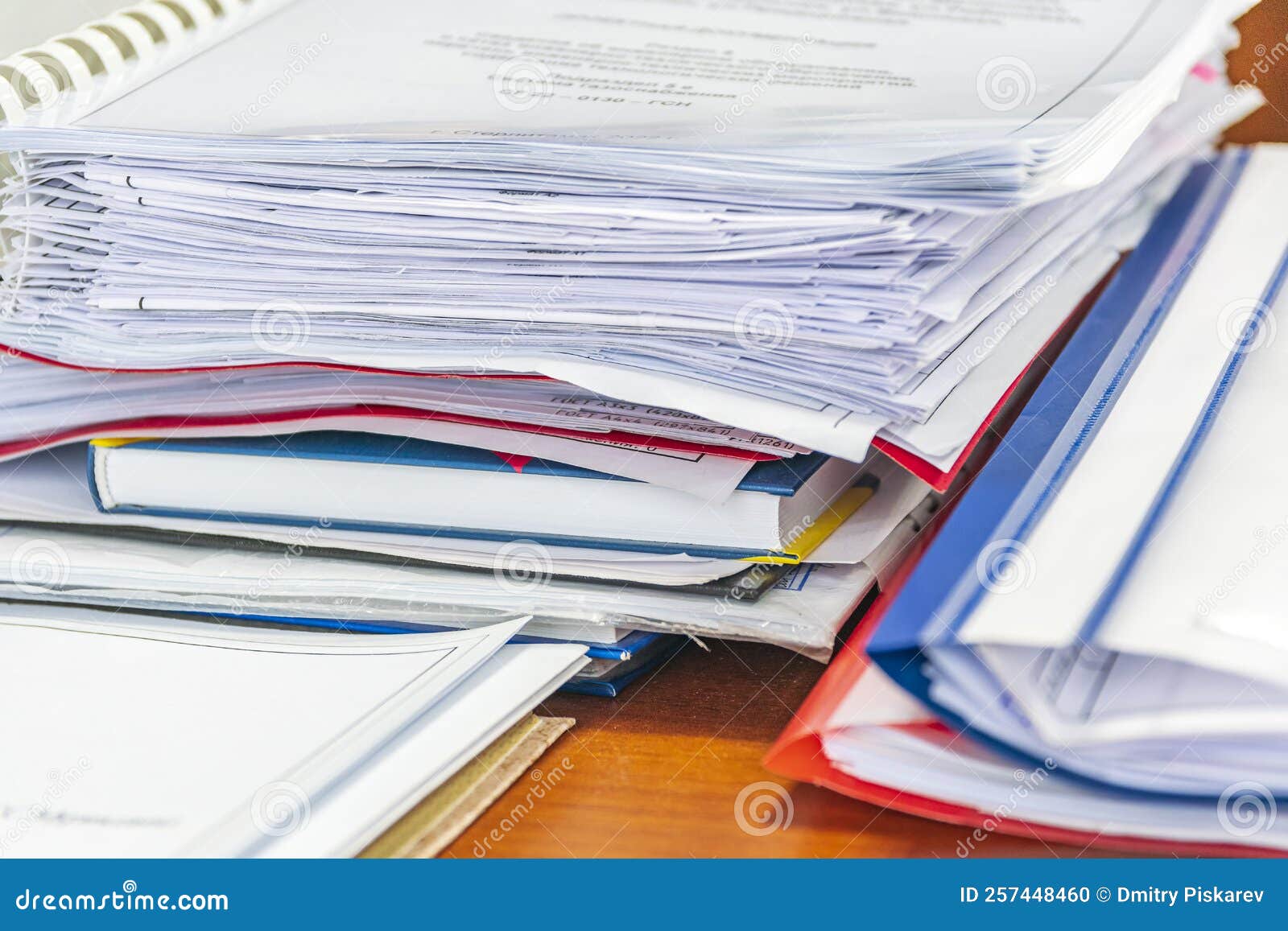 Folders with Technical Documentation for Construction of Engineering ...