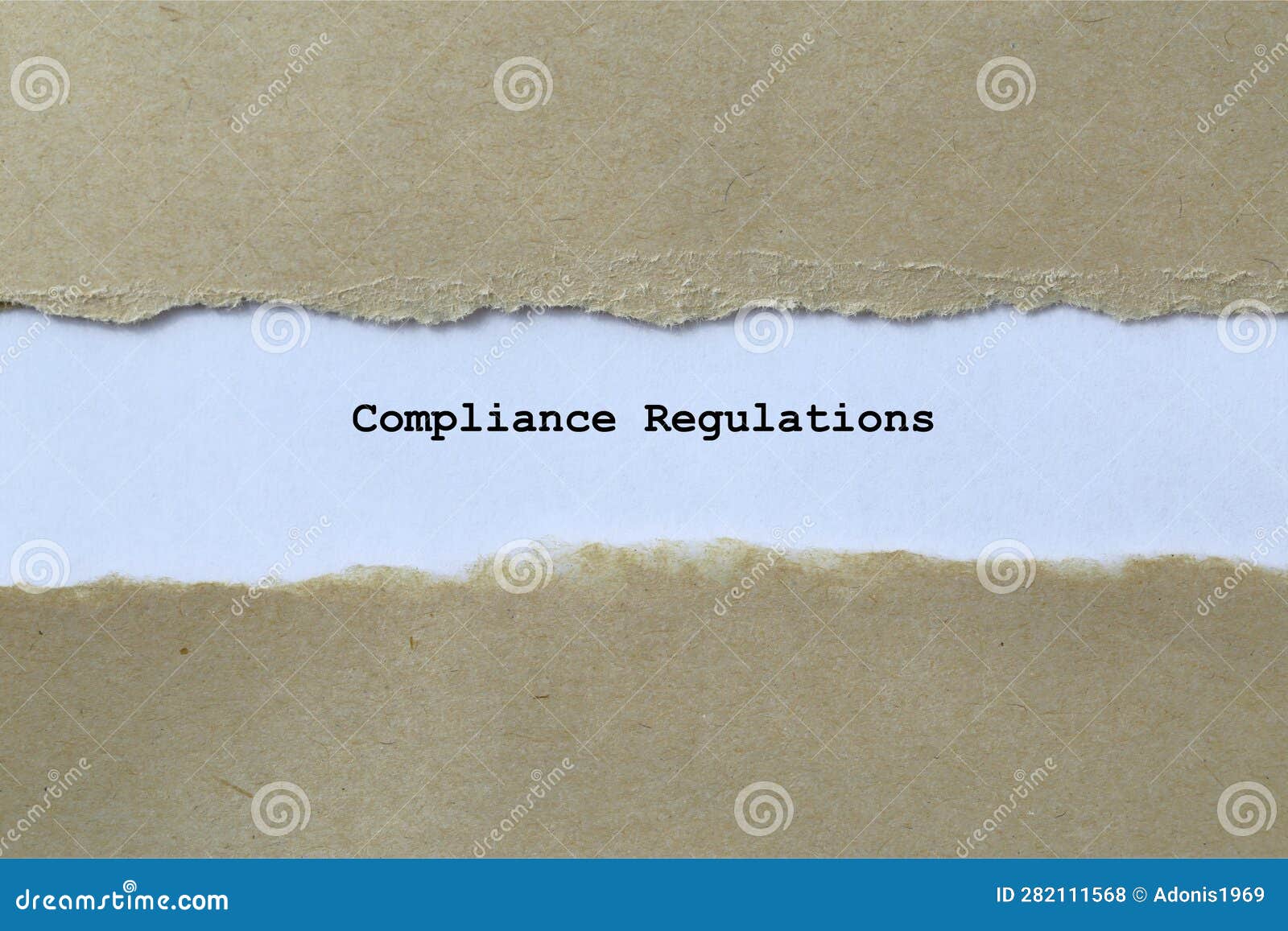 Compliance Regulations on White Paper Stock Photo - Image of training ...