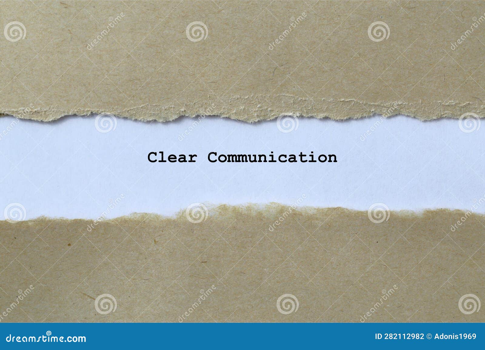 Clear Communication on White Paper Stock Photo - Image of active ...