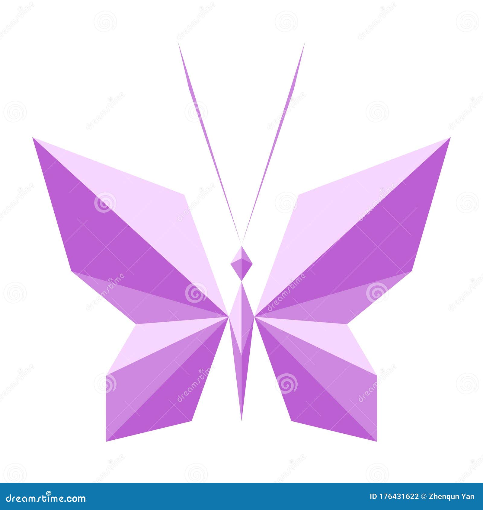 Folding butterfly stock photo. Illustration of form - 176431622