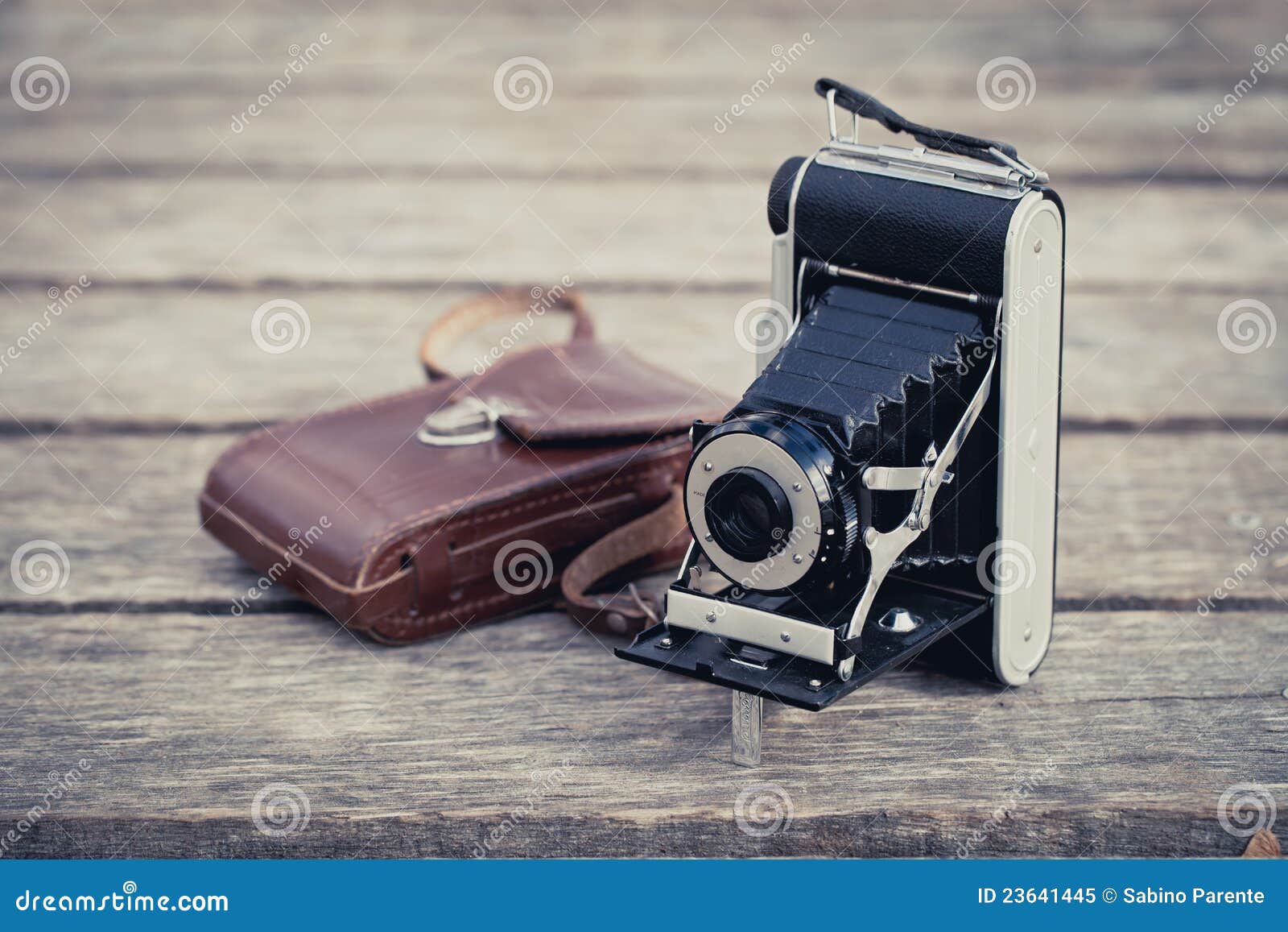 Folding Camera stock image. Image of camera, nostalgic - 23641445