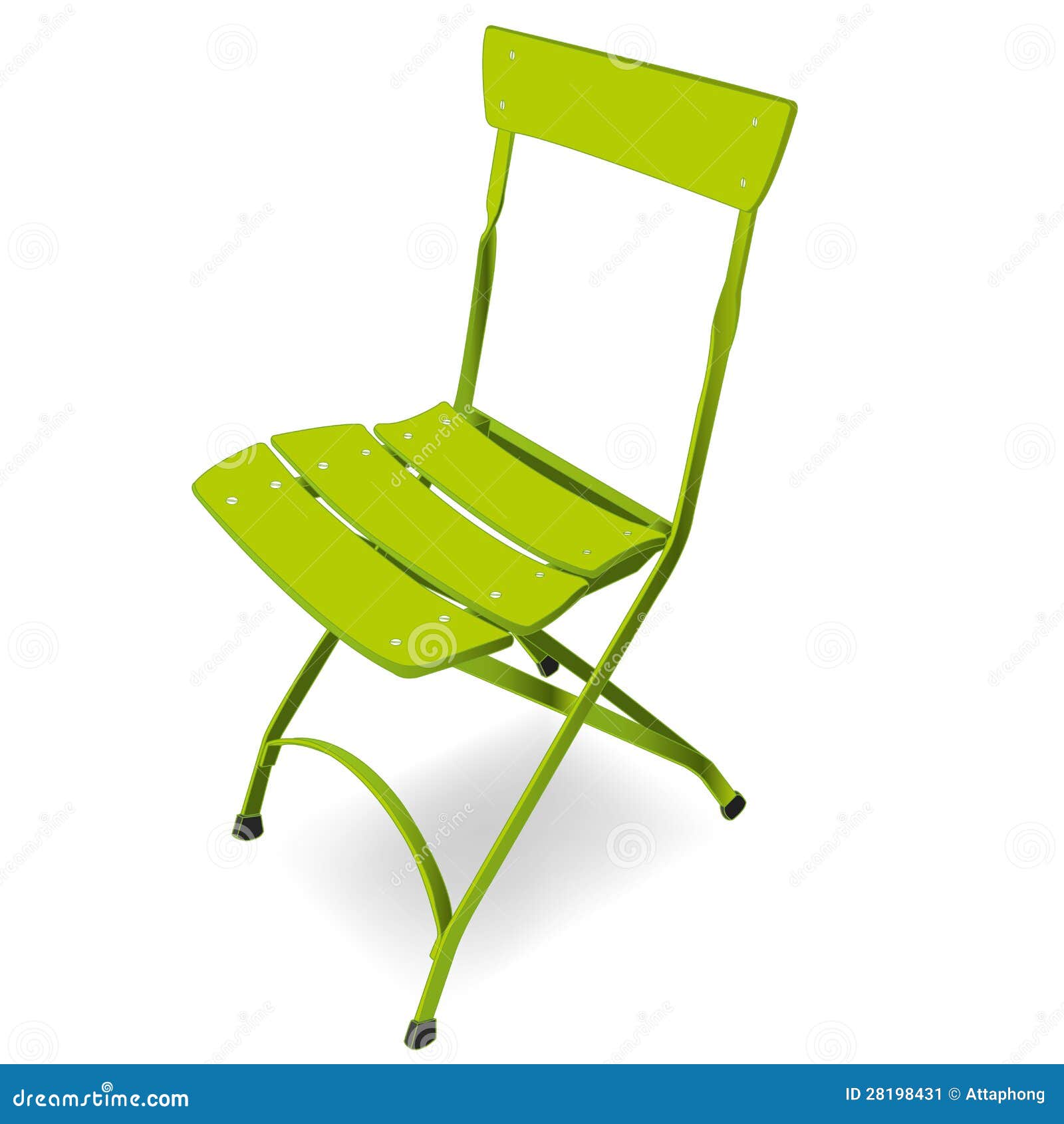 Folding chair vector stock vector. Illustration of pattern - 28198431