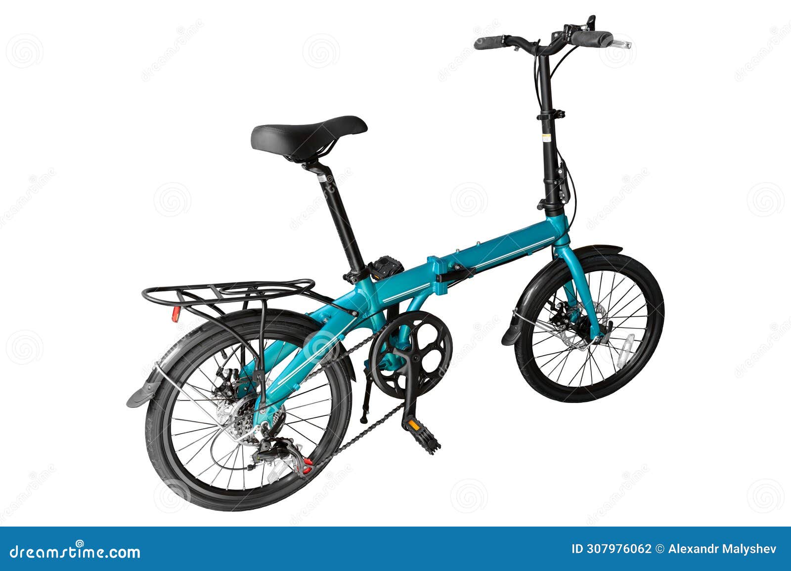 Folding compact bike stock photo. Image of transportation - 307976062