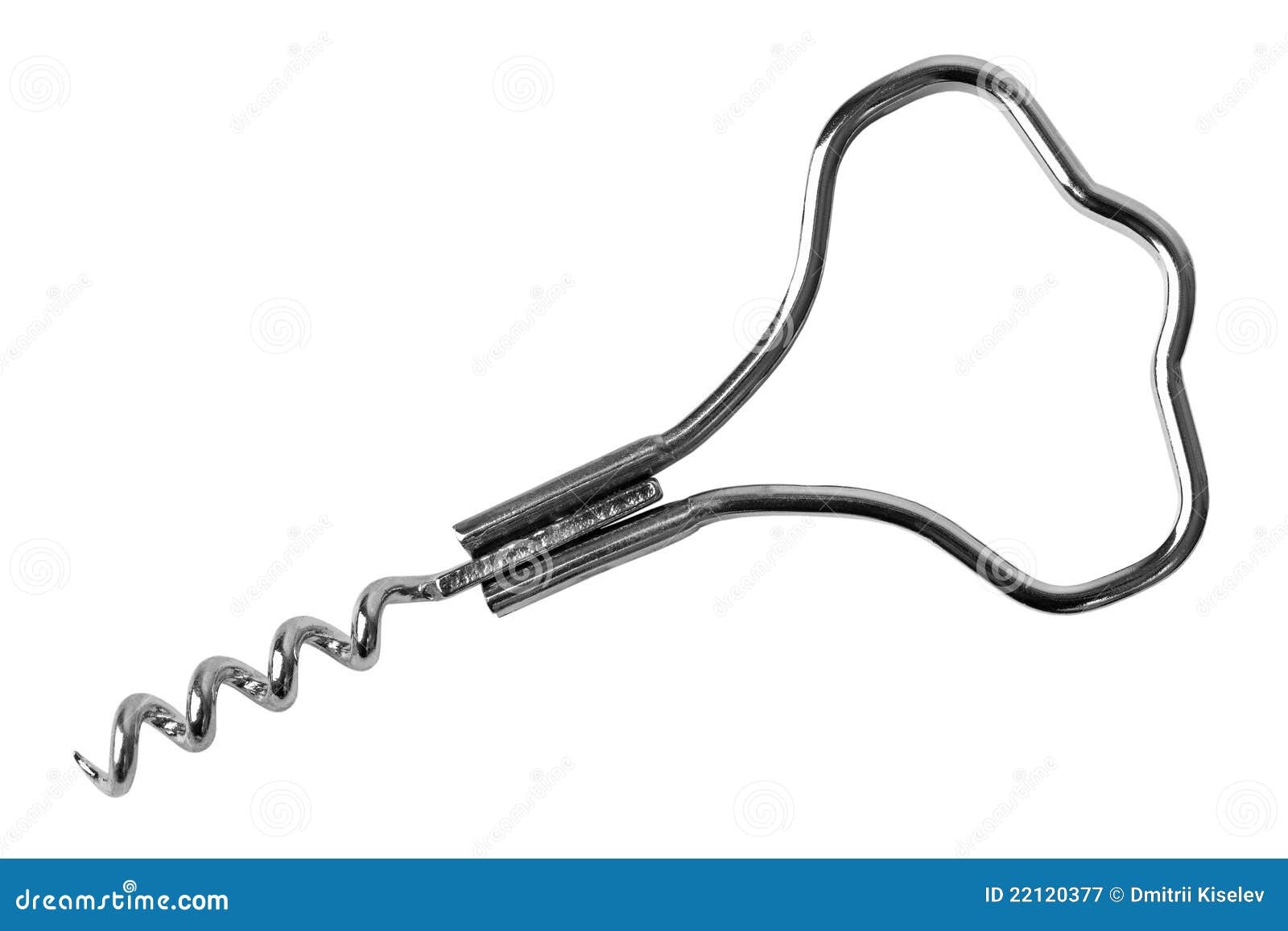 Folding Compact Metal Corkscrew Stock Image - Image of helix, corkscrew ...