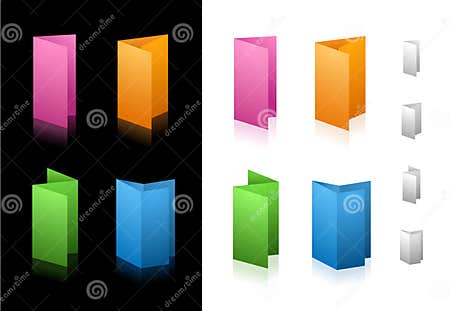 Folding Icons stock vector. Illustration of template - 10744040
