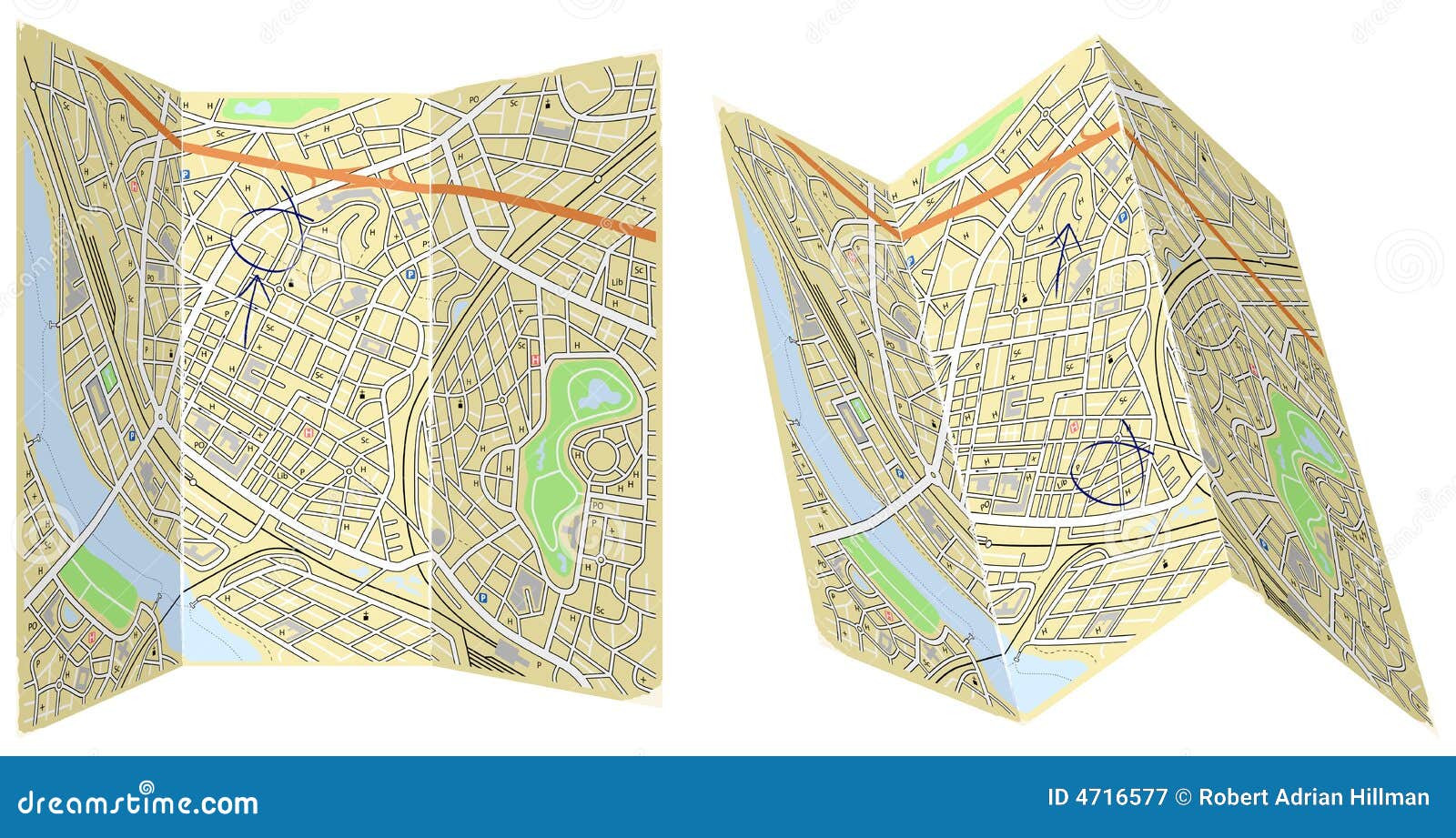 Folding Maps Stock Illustrations – 290 Folding Maps Stock Illustrations ...