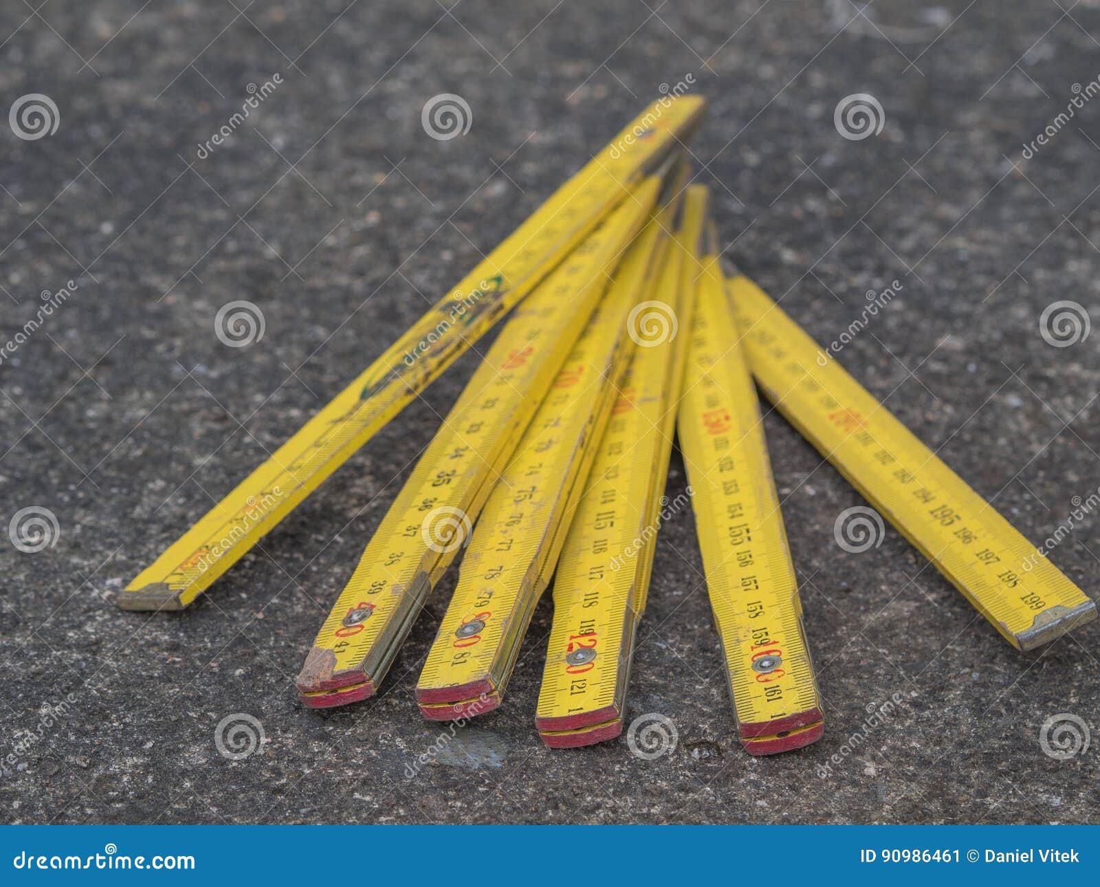 Folding meter stock image. Image of construction, handyman - 90986461