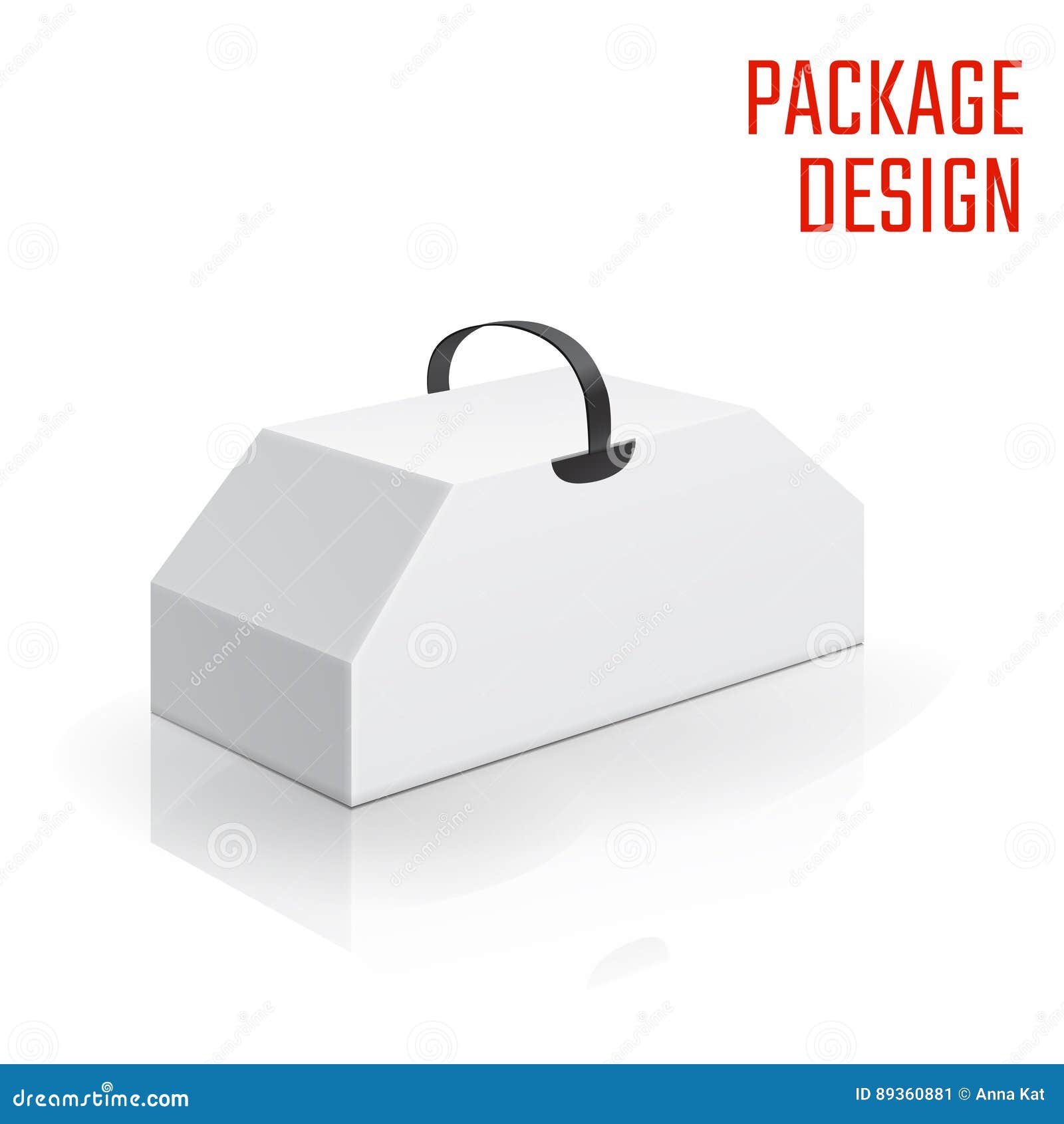 Folding Pack 30 stock vector. Illustration of blank, mockup - 89360881