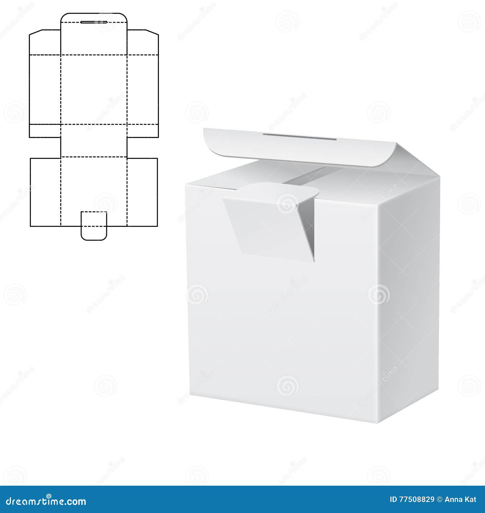 Folding Pack 30 stock vector. Illustration of craft, gift - 77508829
