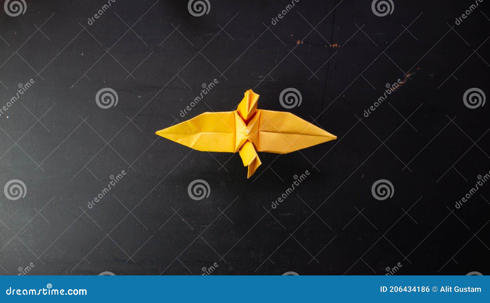 Folding paper bird stock photo. Image of origami, skills - 206434186