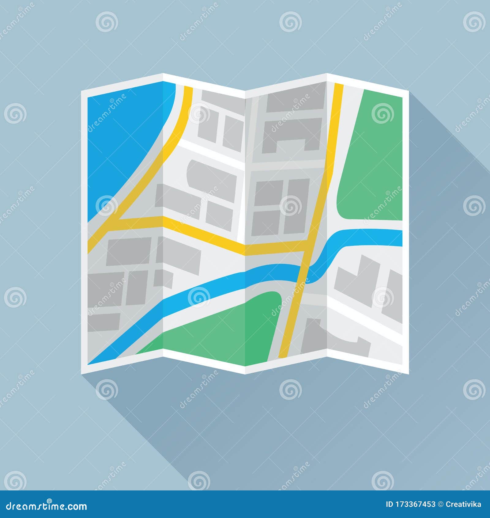 Paper Map Icon