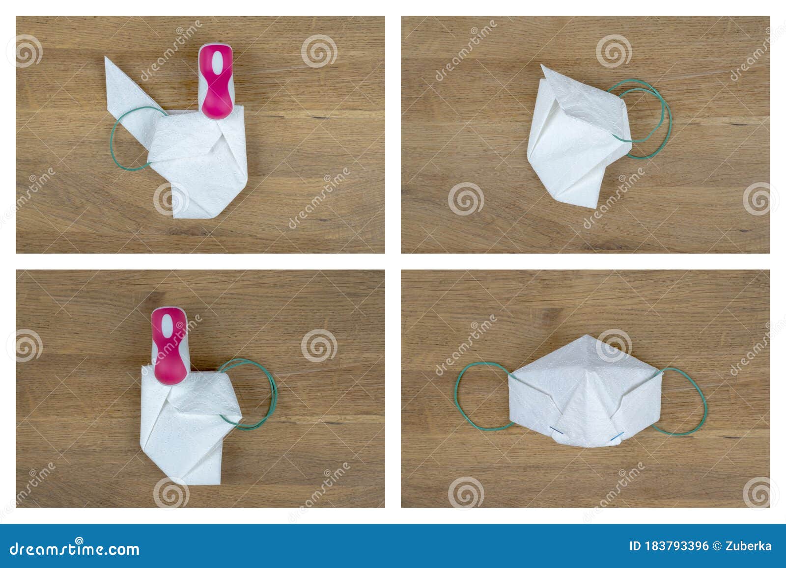 Folding Paper Mask 5/5 stock photo. Image of kitchen - 183793396