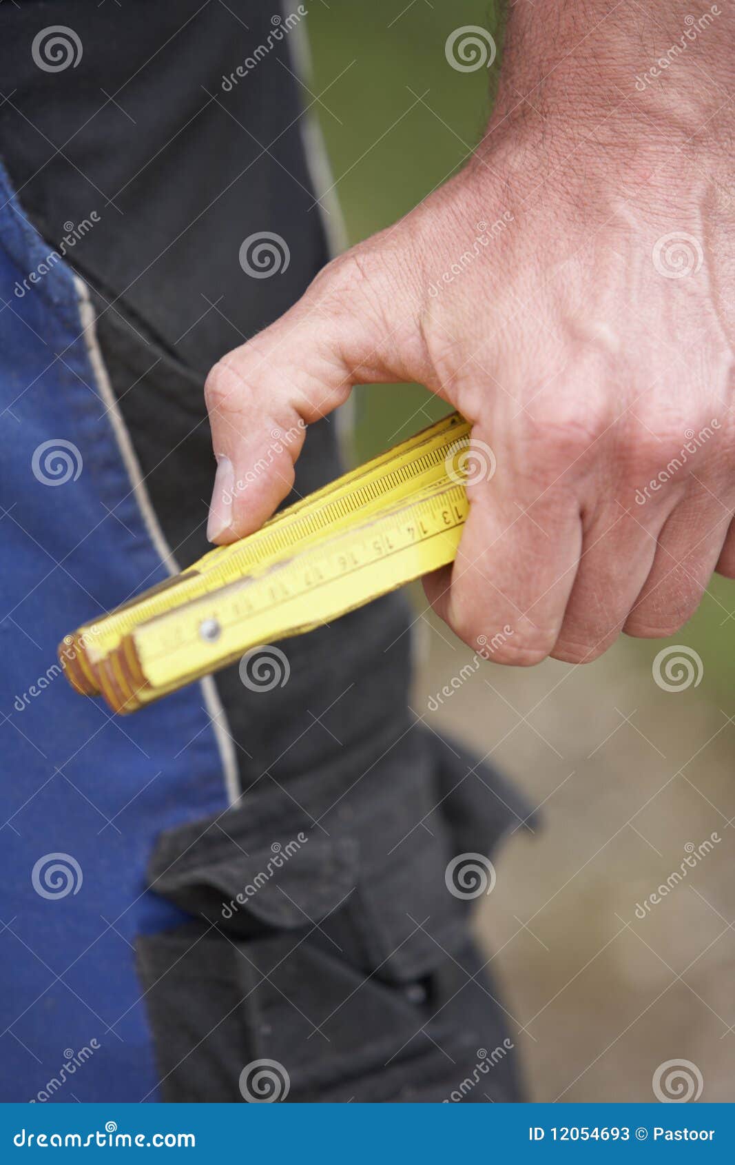 Folding ruler stock image. Image of contractor, business - 12054693